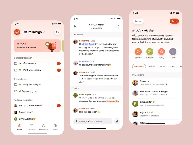 Browse thousands of Chatroom App images for design inspiration | Dribbble