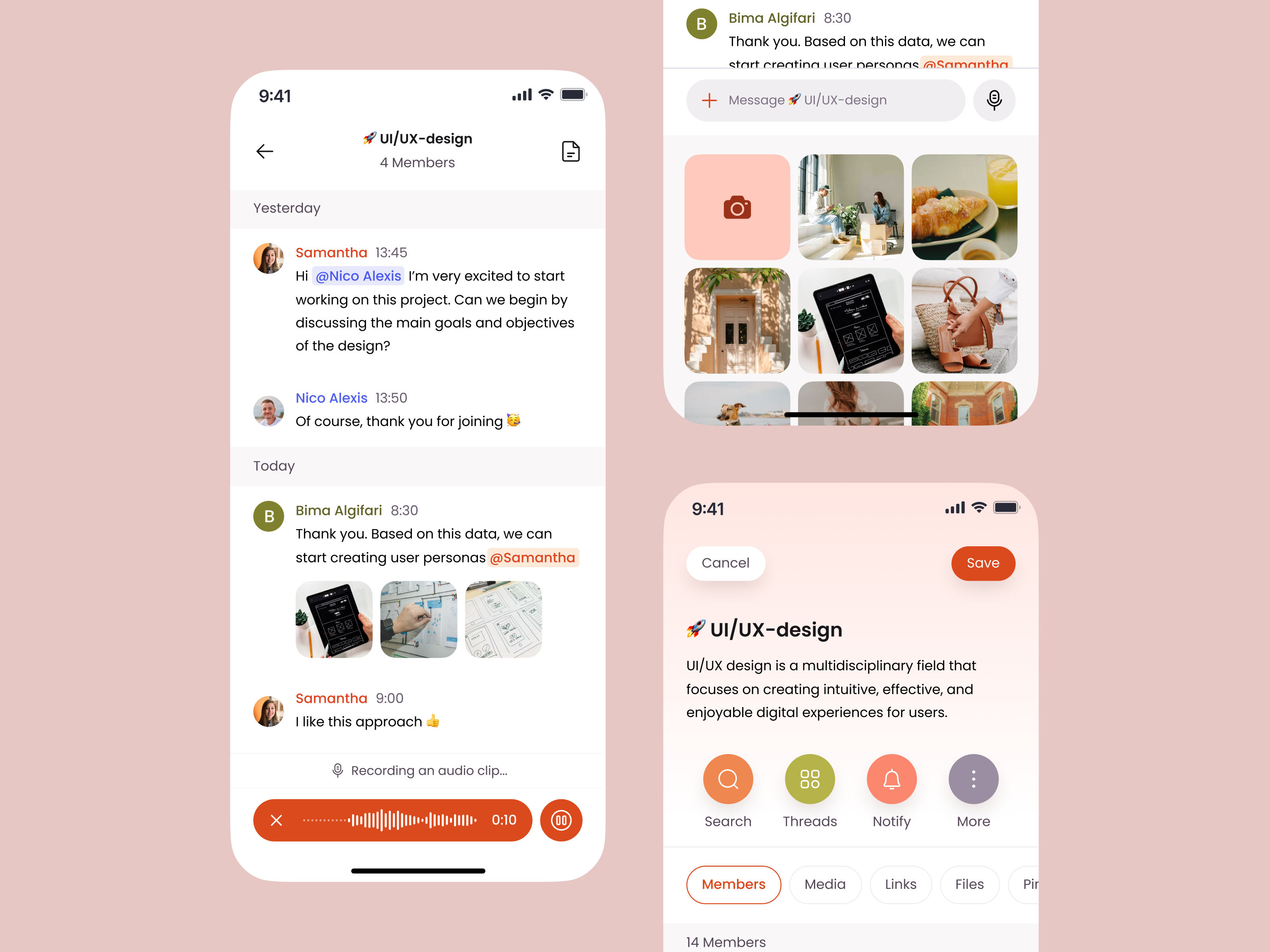 Chat Room Mobile App by Budiarti R. on Dribbble