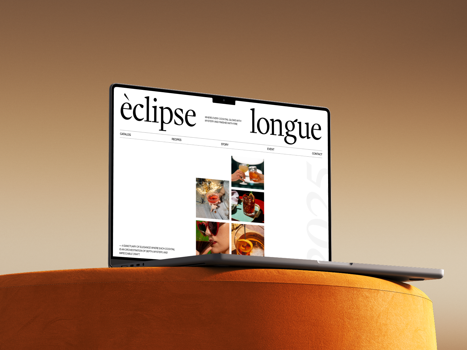 èclipse longue — Cocktail Platform Website by Plainthing UI for ...