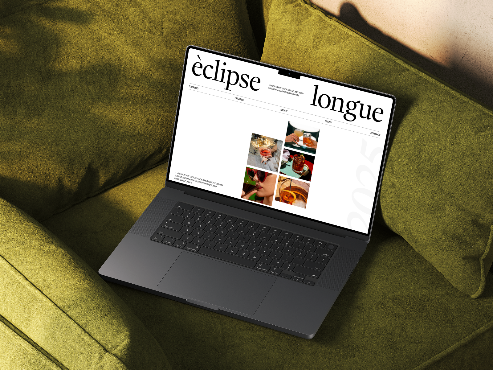 èclipse longue — Cocktail Platform Website by Plainthing UI for ...
