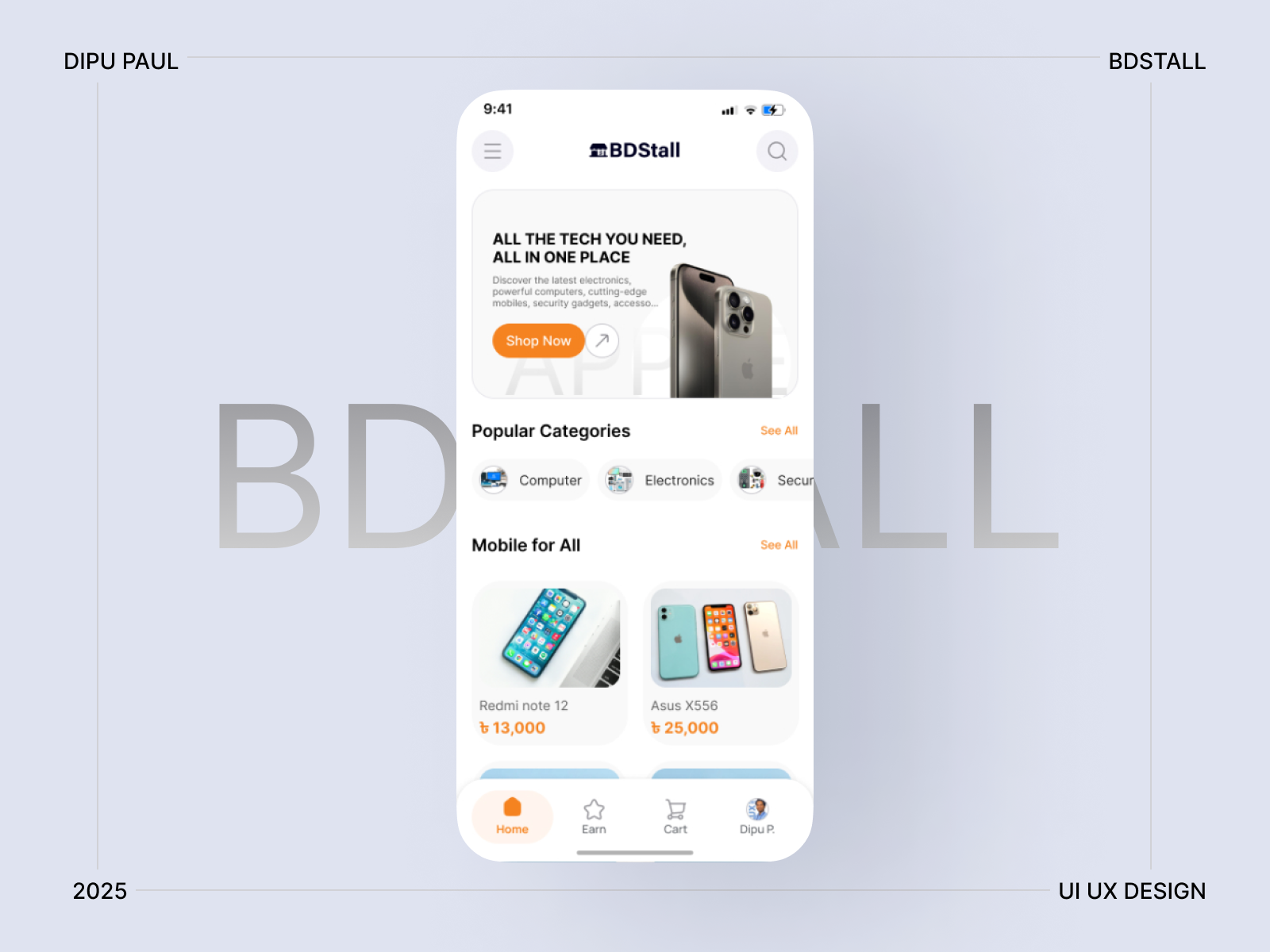 Bdstall - E-commerce Website Ui Design by Dipu Paul on Dribbble