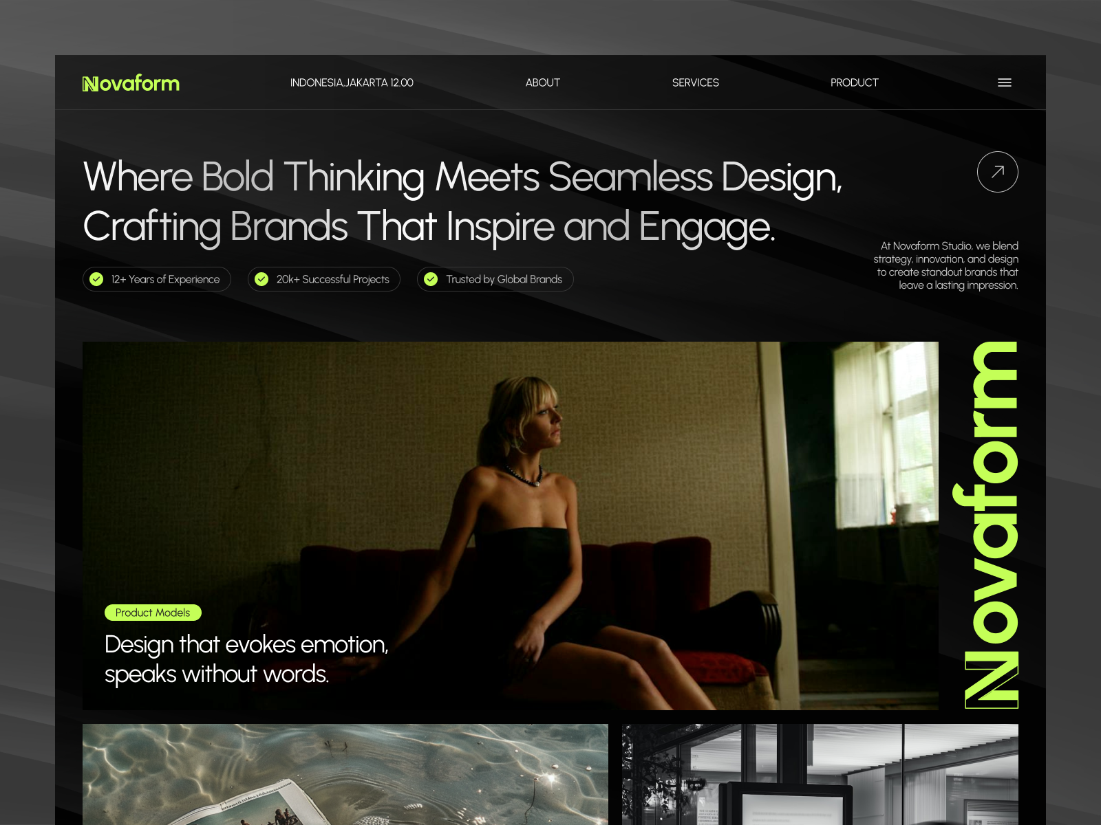 Novaform Studio — Bold Branding Meets Visual Storytelling by Danang Calvin for Spark Pixel ...