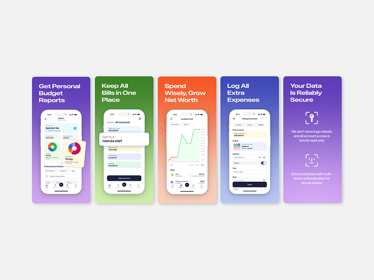 Budget Tracker App Screenshots by Aleksandra for The Shortcut Squad on ...