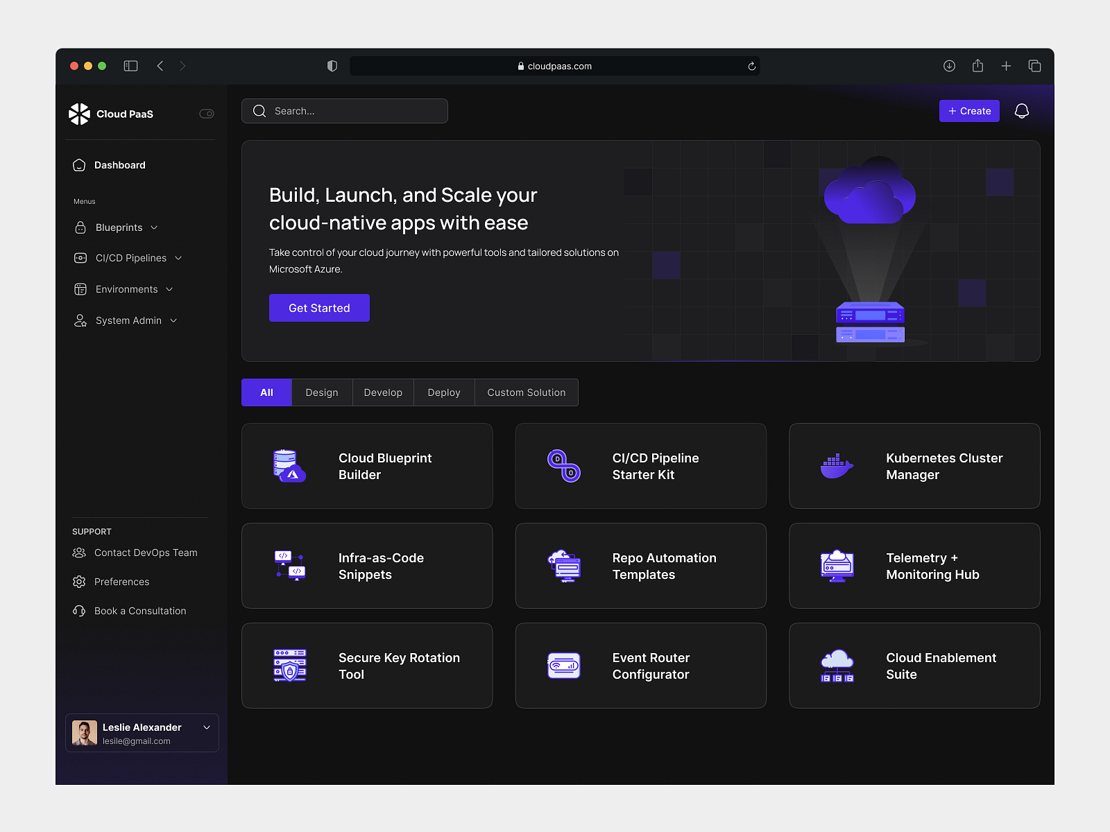 Cloud PaaS platform DevOps, CICD by Raf Redwan on Dribbble