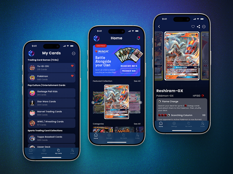 Trading Card Collection App🎴 by Yan Bolanos on Dribbble