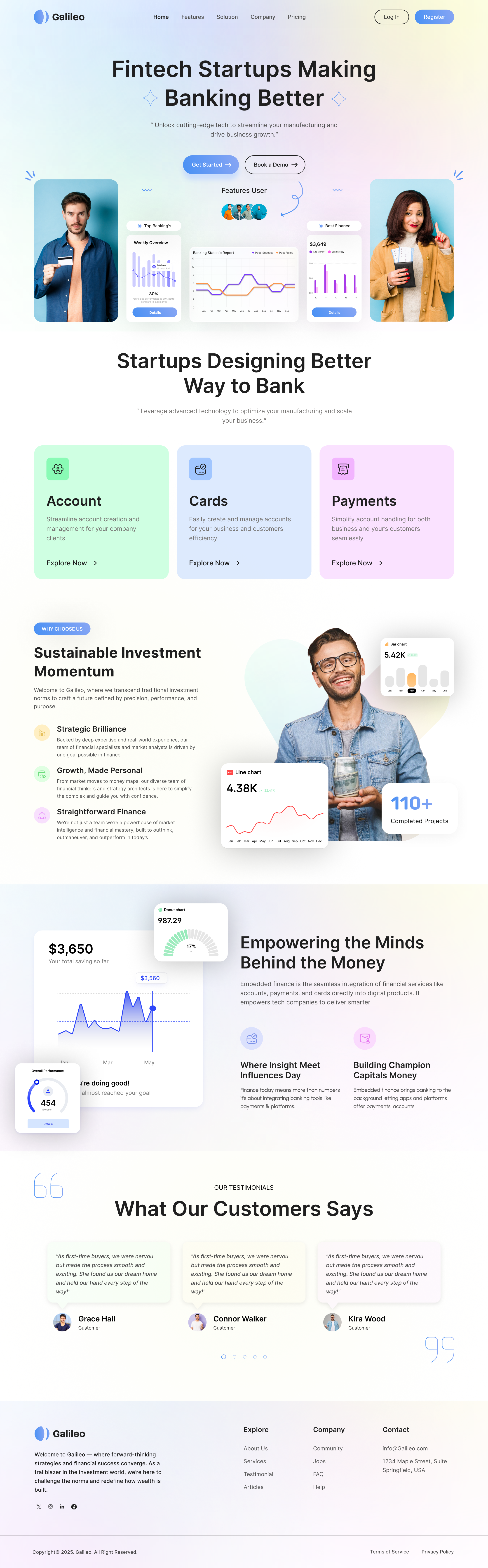 SaaS Landing Page Design by Shimul Hossain 🌸 on Dribbble