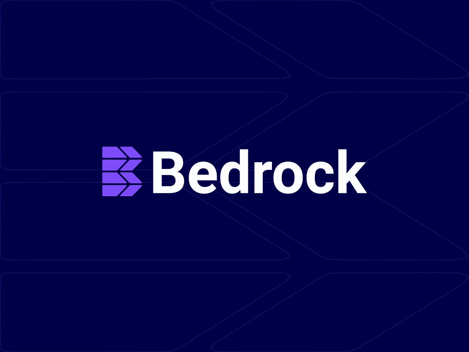 Bedrock Logo Design by Pial Biswas on Dribbble
