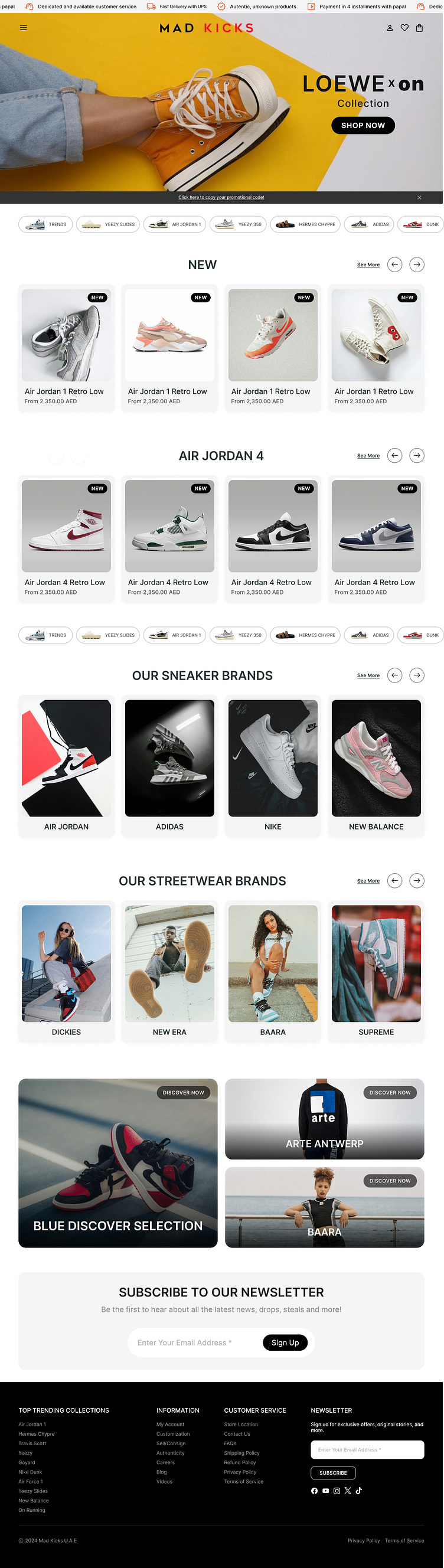 Mad Kicks – eCommerce UI/UX Revamp by Fixelcloud on Dribbble