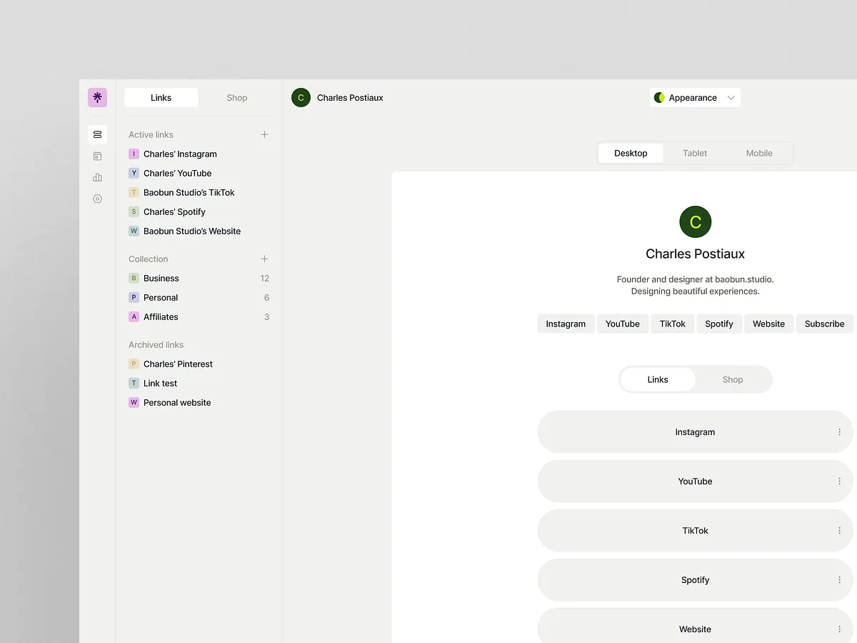Browse thousands of Linktree Design images for design inspiration ...