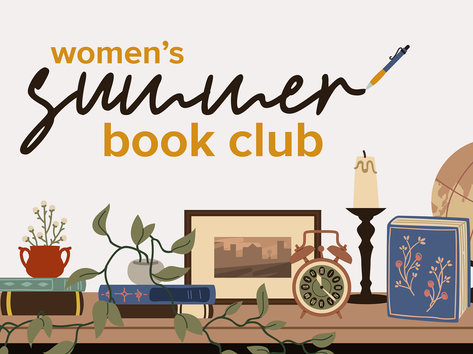 Women's Summer Book Club by Eric Hamilton on Dribbble