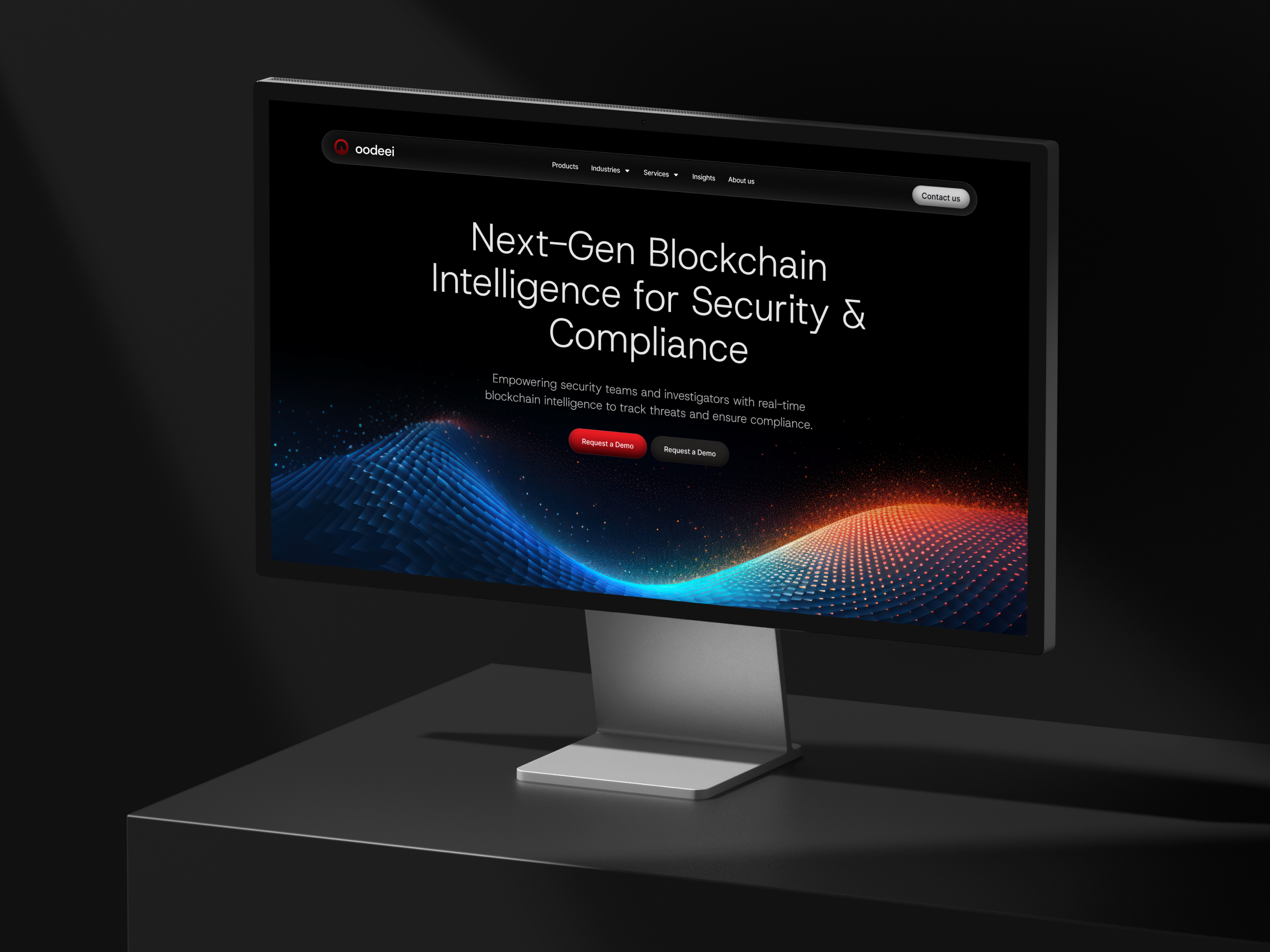 Blockchain website header design by Opndoo for Opndoo Studio on Dribbble