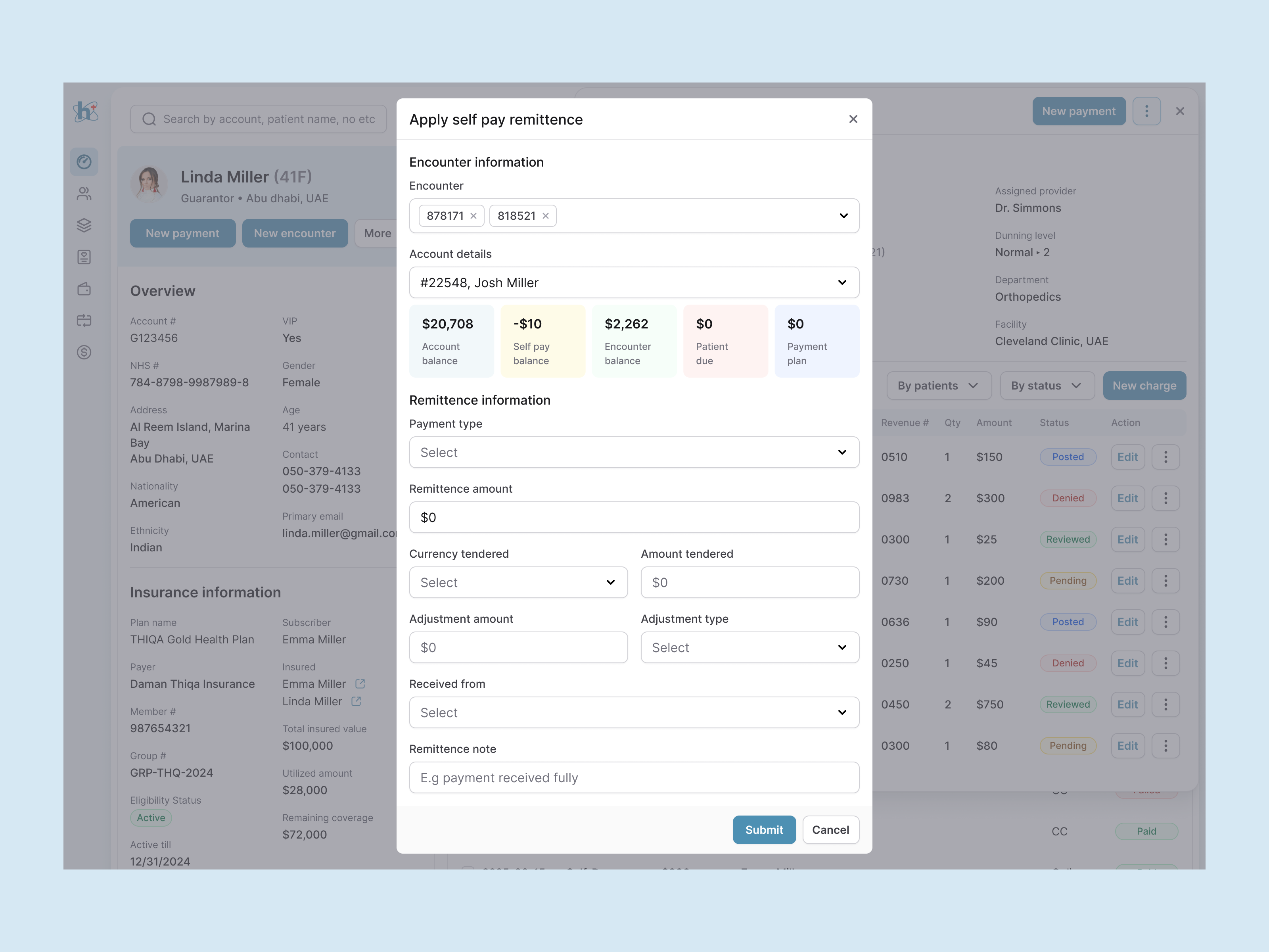 Patient Accounting Software by Paresh Khatri on Dribbble