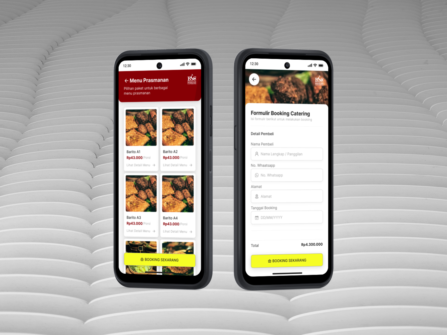 Mobile Catering App UI – Food Booking Experience by Sofyan Sauri on Dribbble