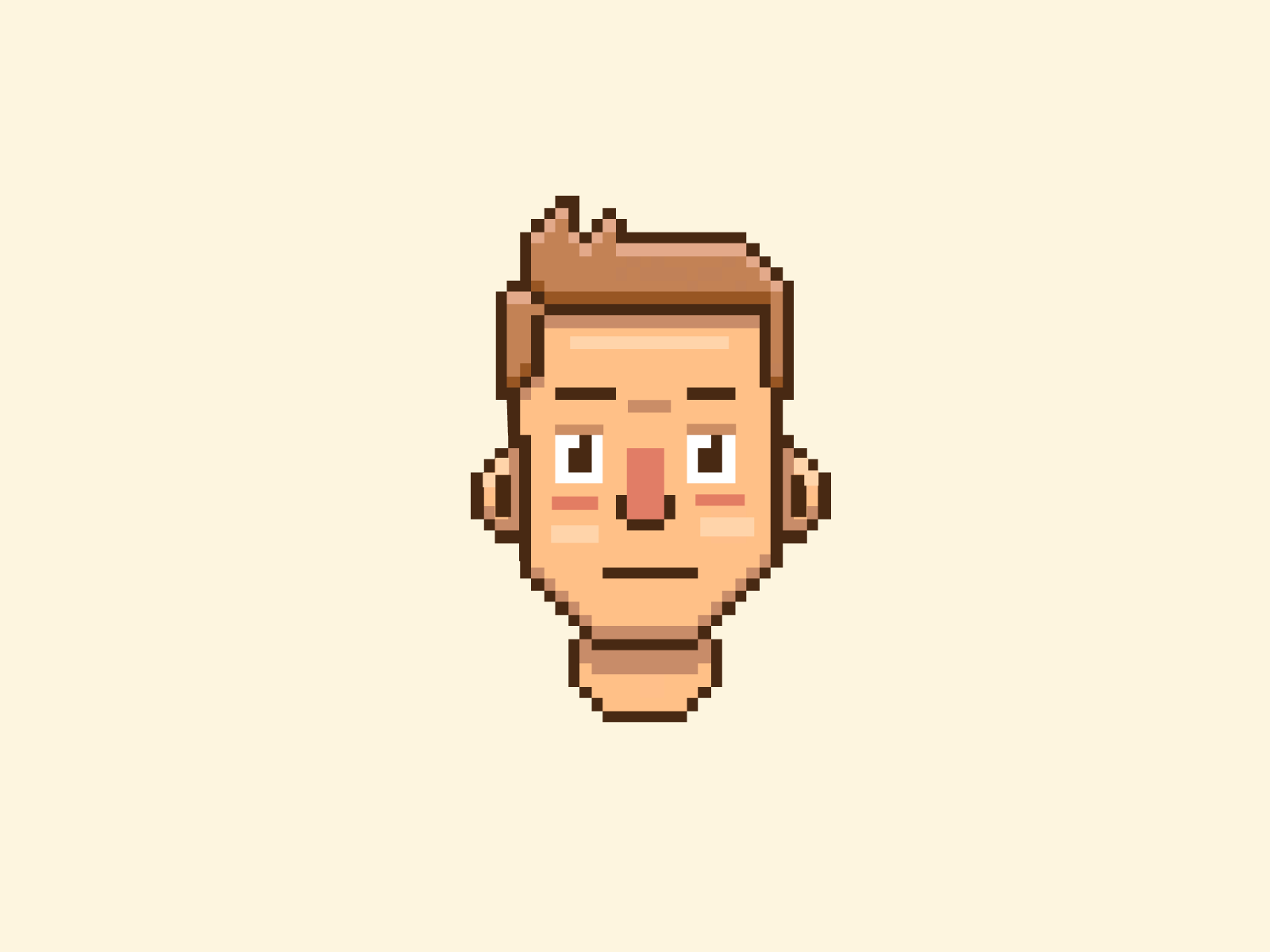 Pixel Person Face by Liam Wolf on Dribbble