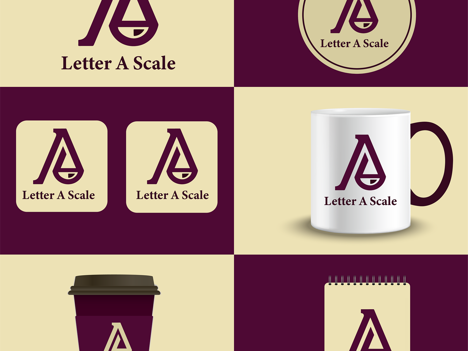 Letter A Scale Logo – Elegant & Professional Legal Identity by atia ...
