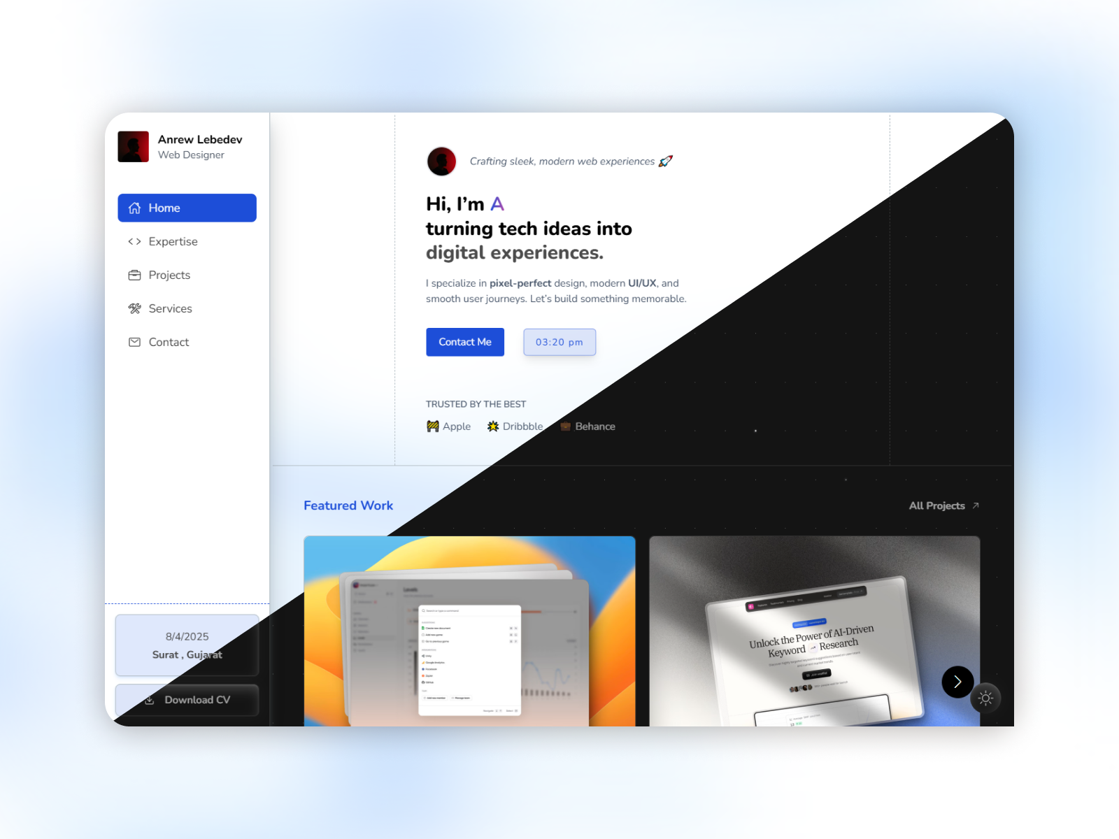 Browse thousands of Reactjs Portfolio images for design inspiration ...