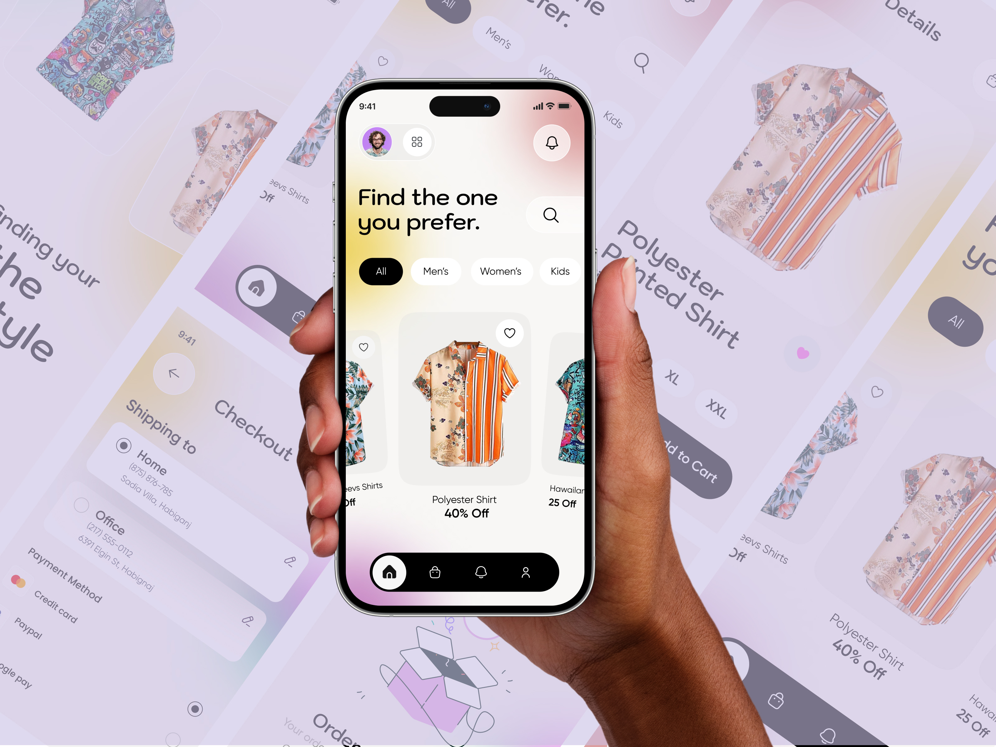 E-commerce Fashion App Design by Sujon Hossain on Dribbble