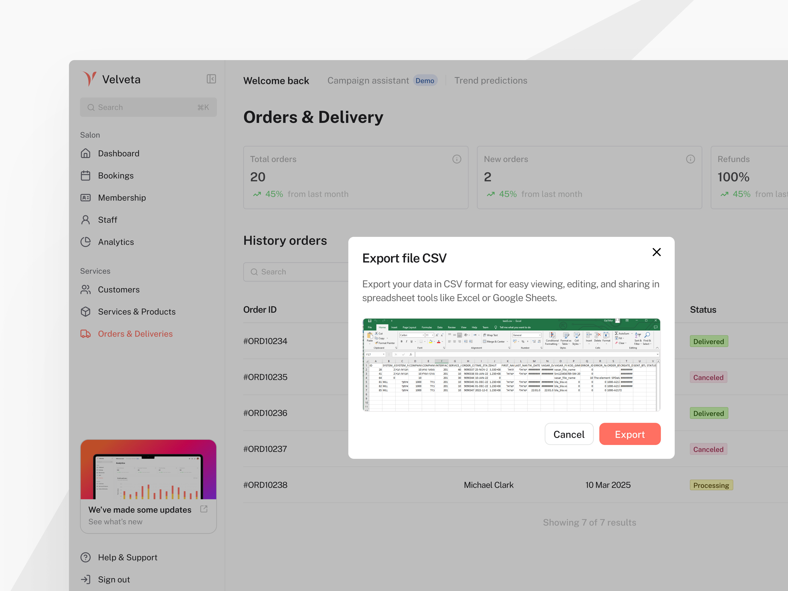 Browse thousands of Order History Screen images for design inspiration ...