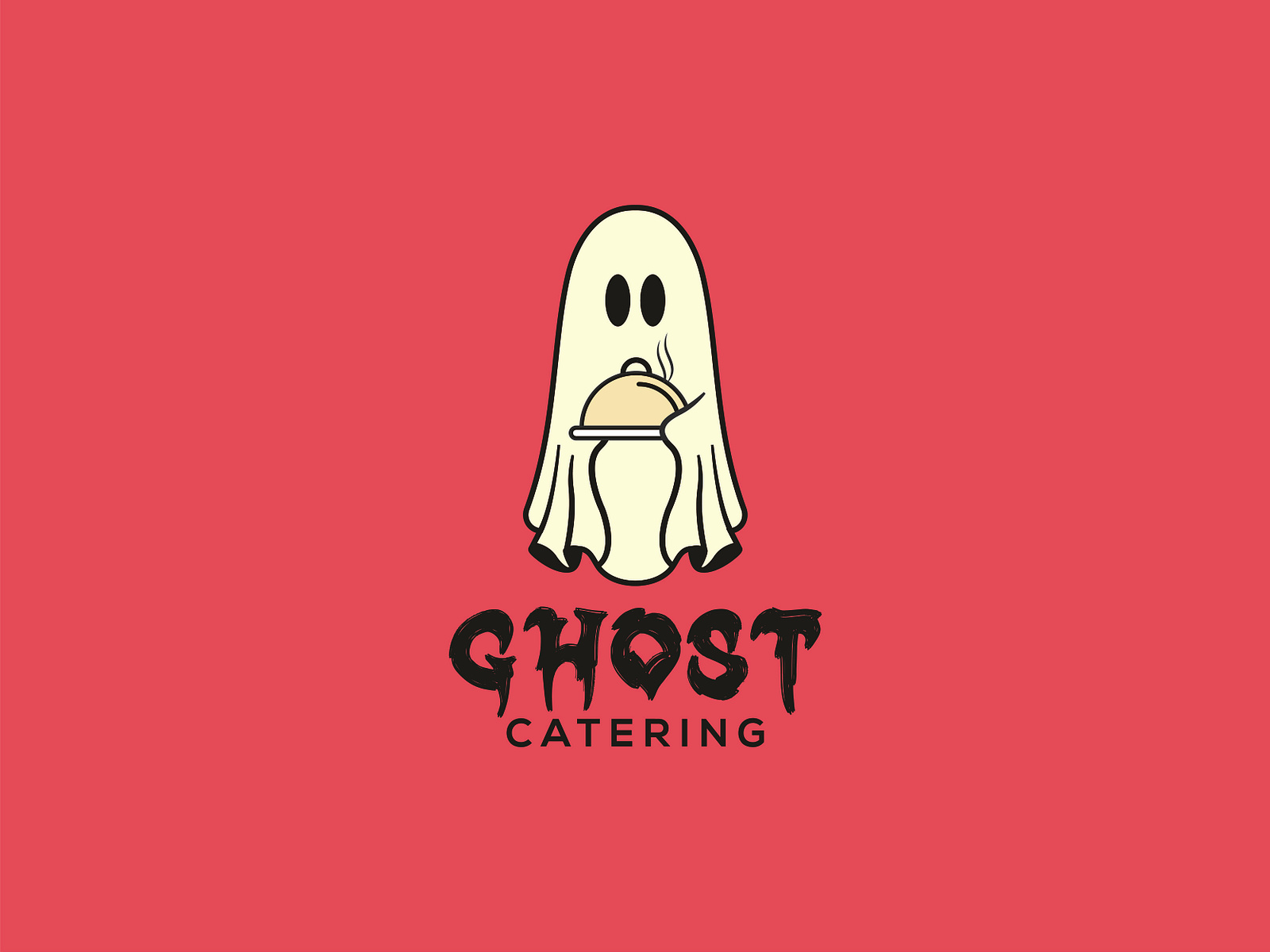 Ghost Catering Logo ! by Mizan on Dribbble