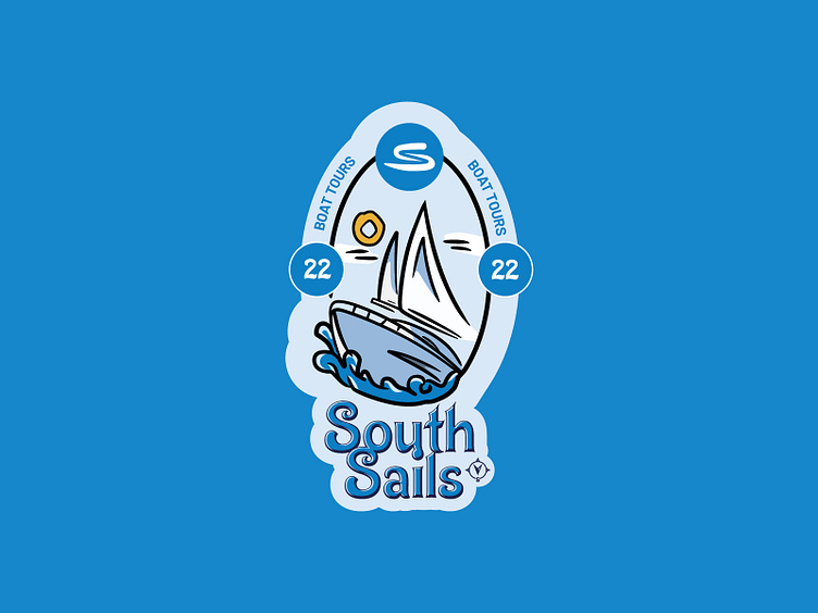 South Sails Logo by Enes on Dribbble