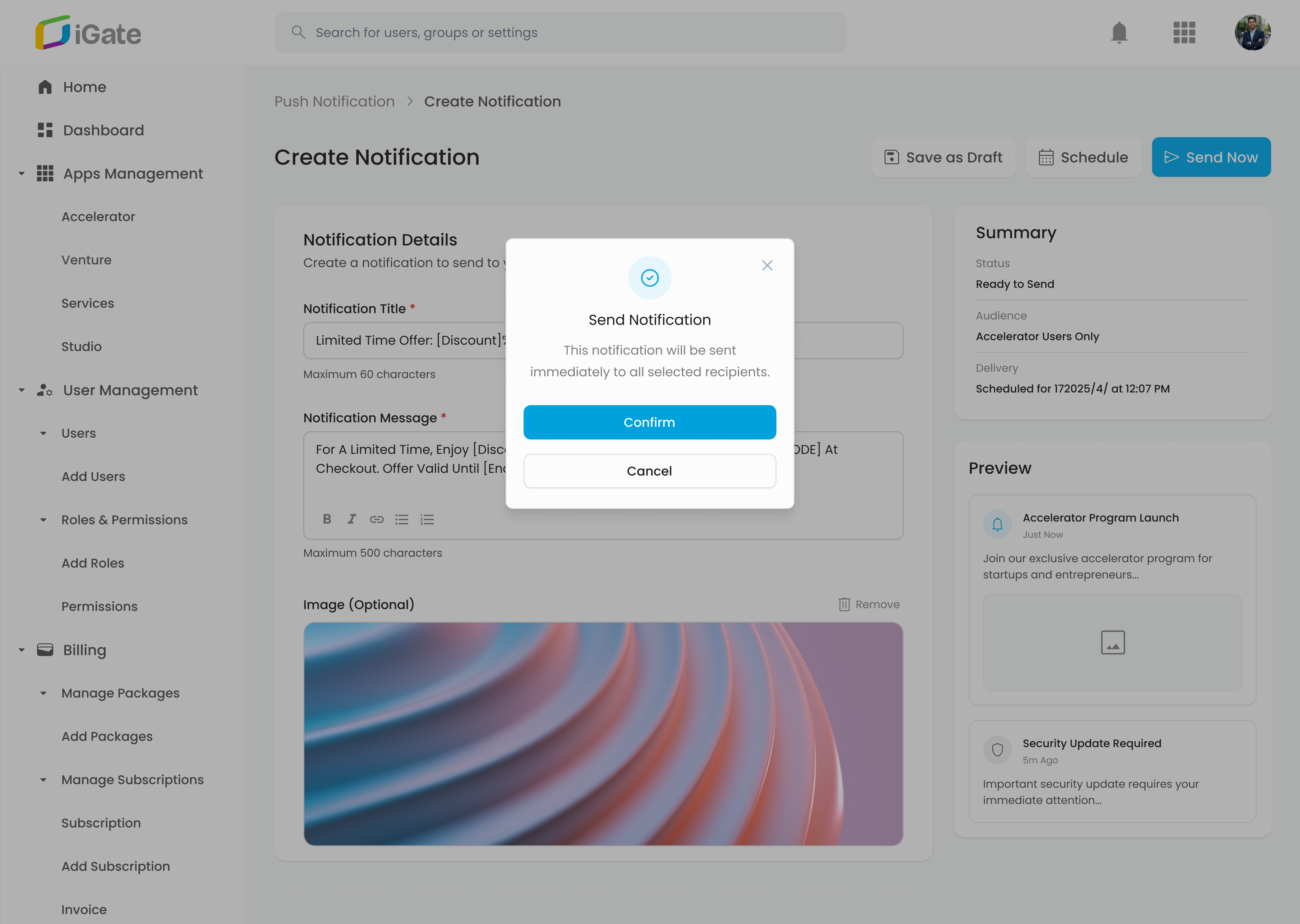 🔔 Push Notification Flow – Custom Notification System for Admin by ...