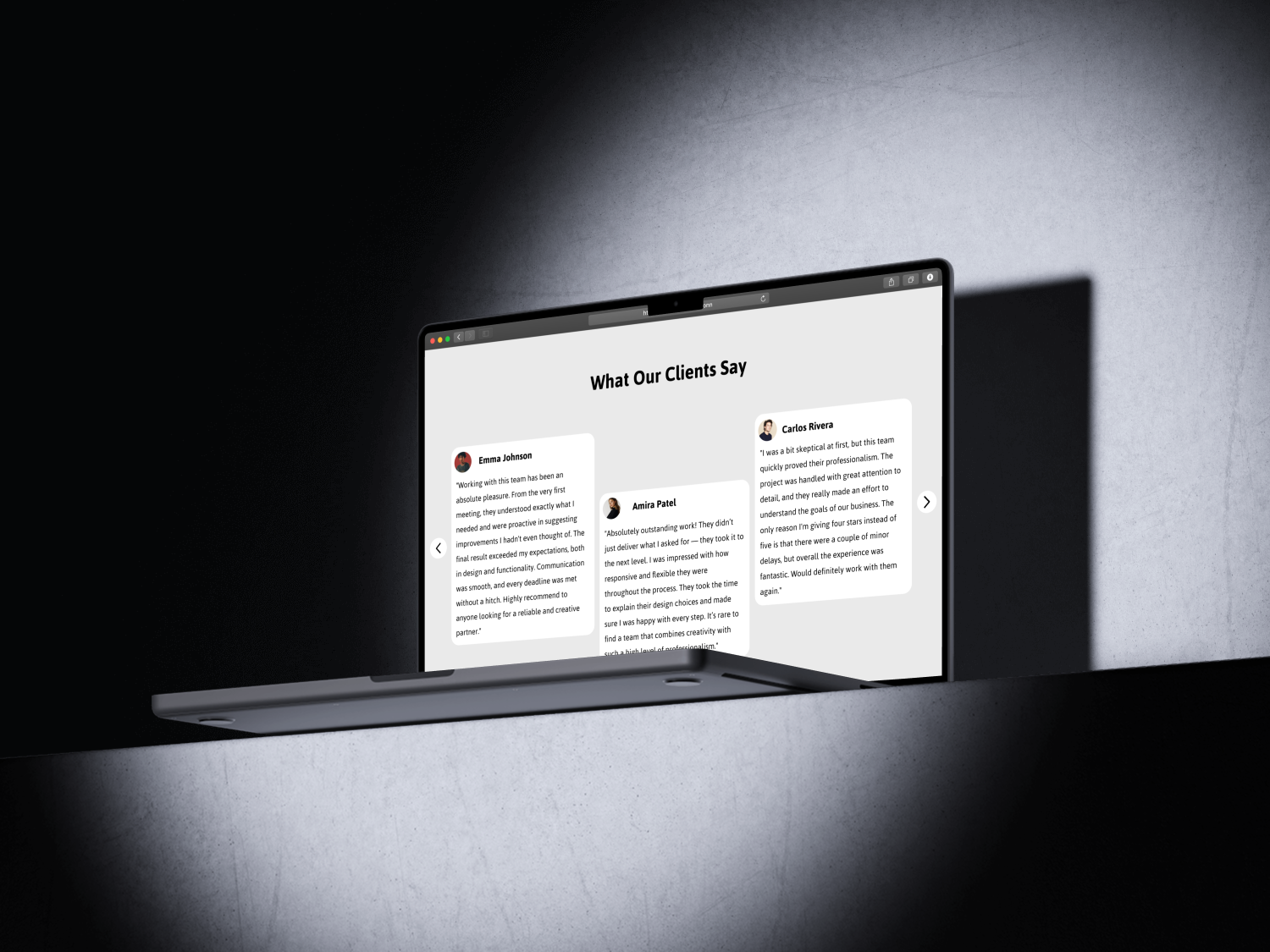 Testimonial UI #039 by Shahane Lulukyan on Dribbble