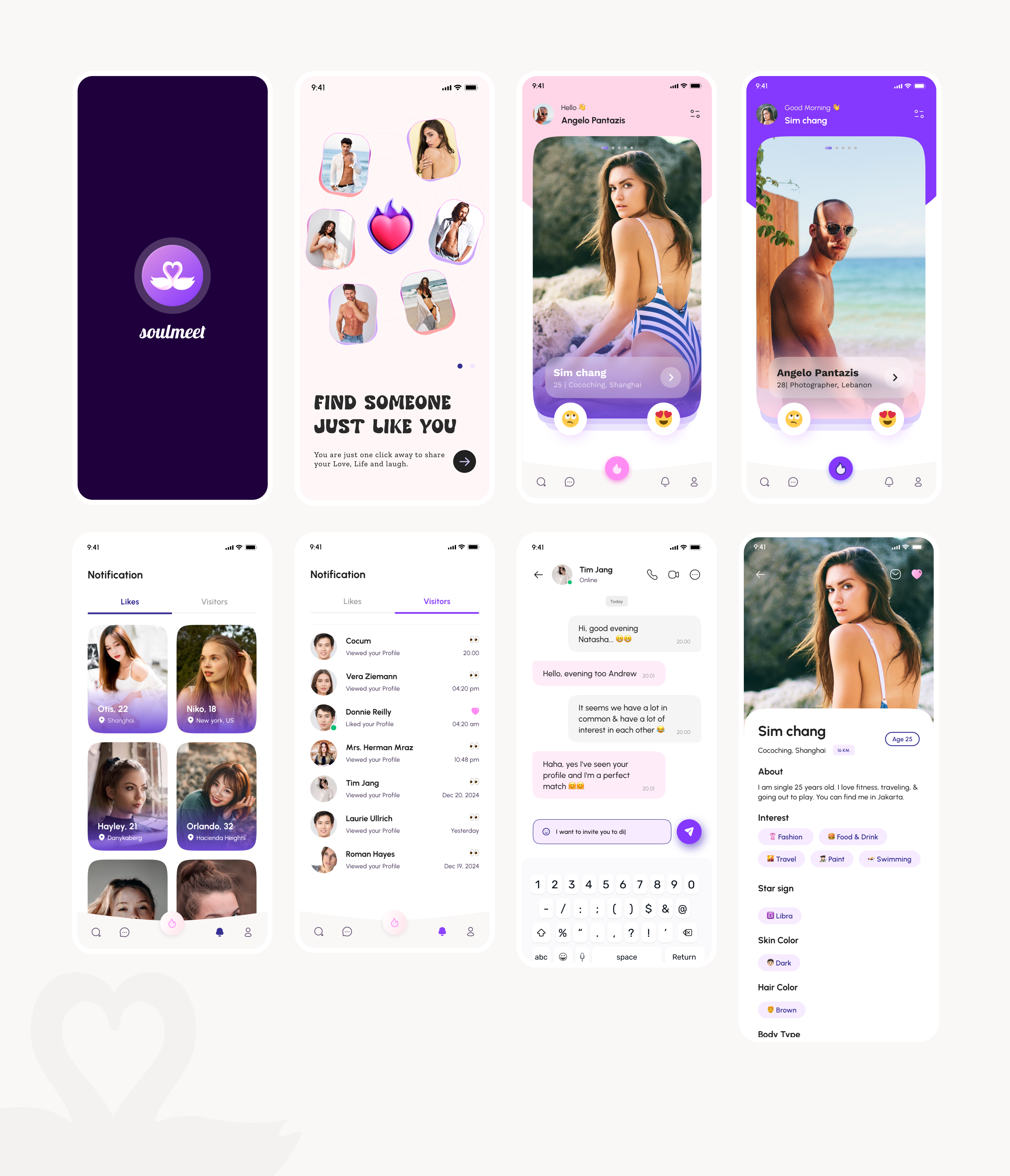 Walkthrough screens versions for Dating App by Prakhar Neel Sharma on ...