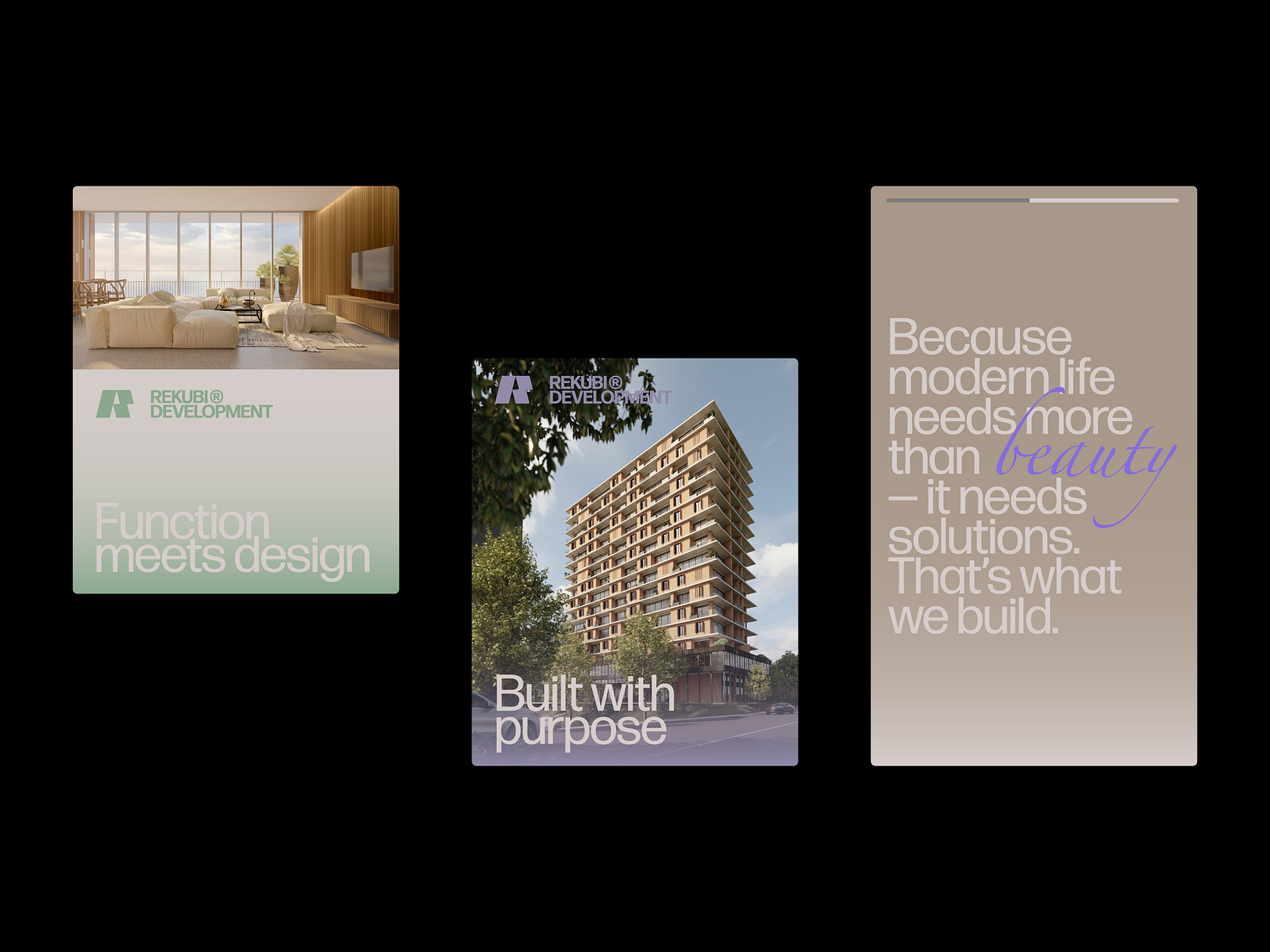 Rekubi Development ® - Real Estate by Shot Identity on Dribbble