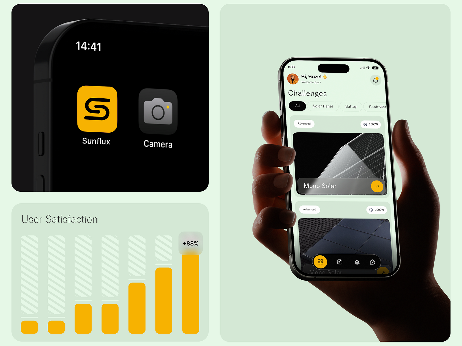 SunFlux - Solar Panel Mobile App by Md Billal on Dribbble