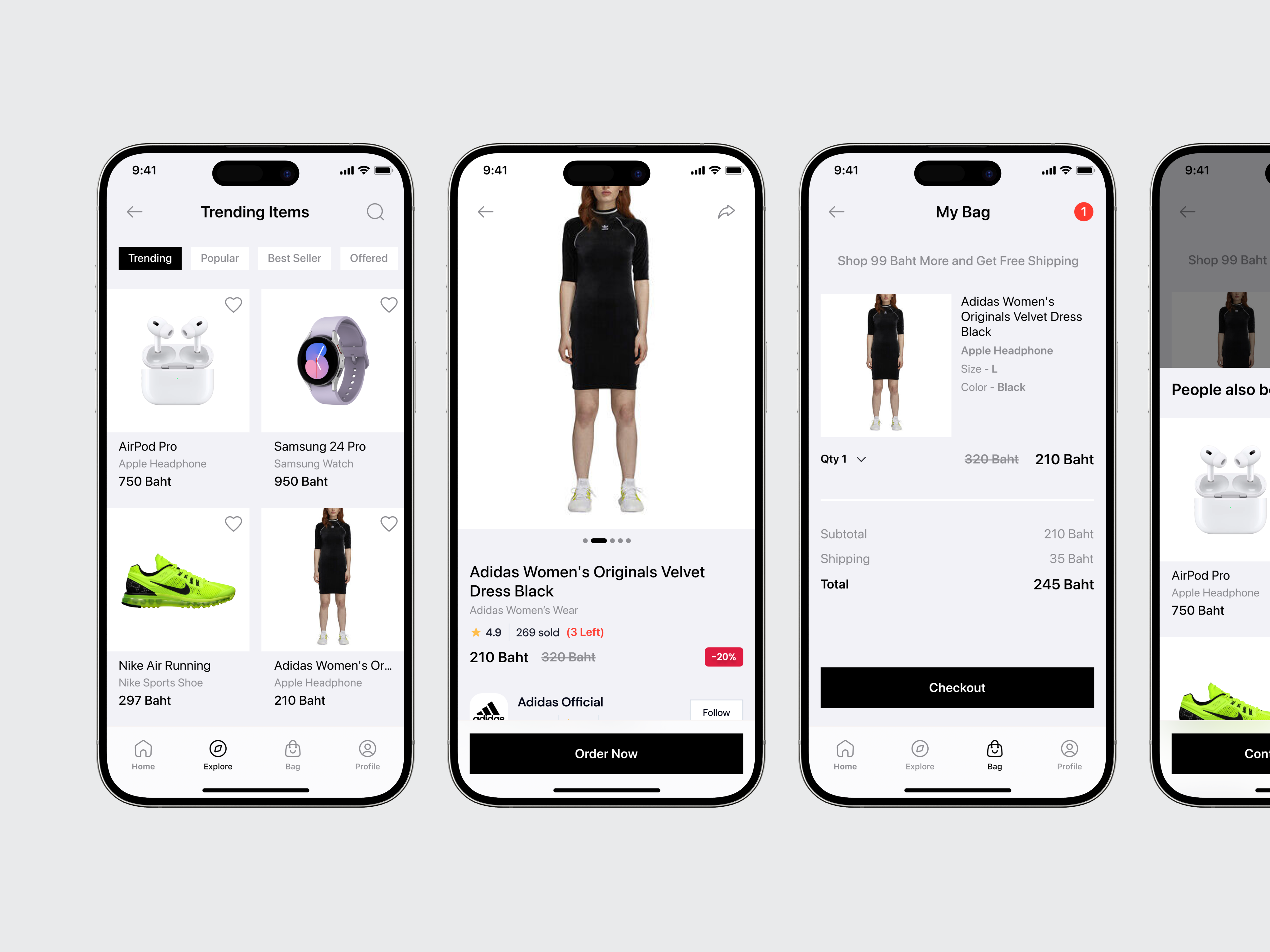 Shopping App UI Design by Shahaduzzaman Sarker 💢 on Dribbble