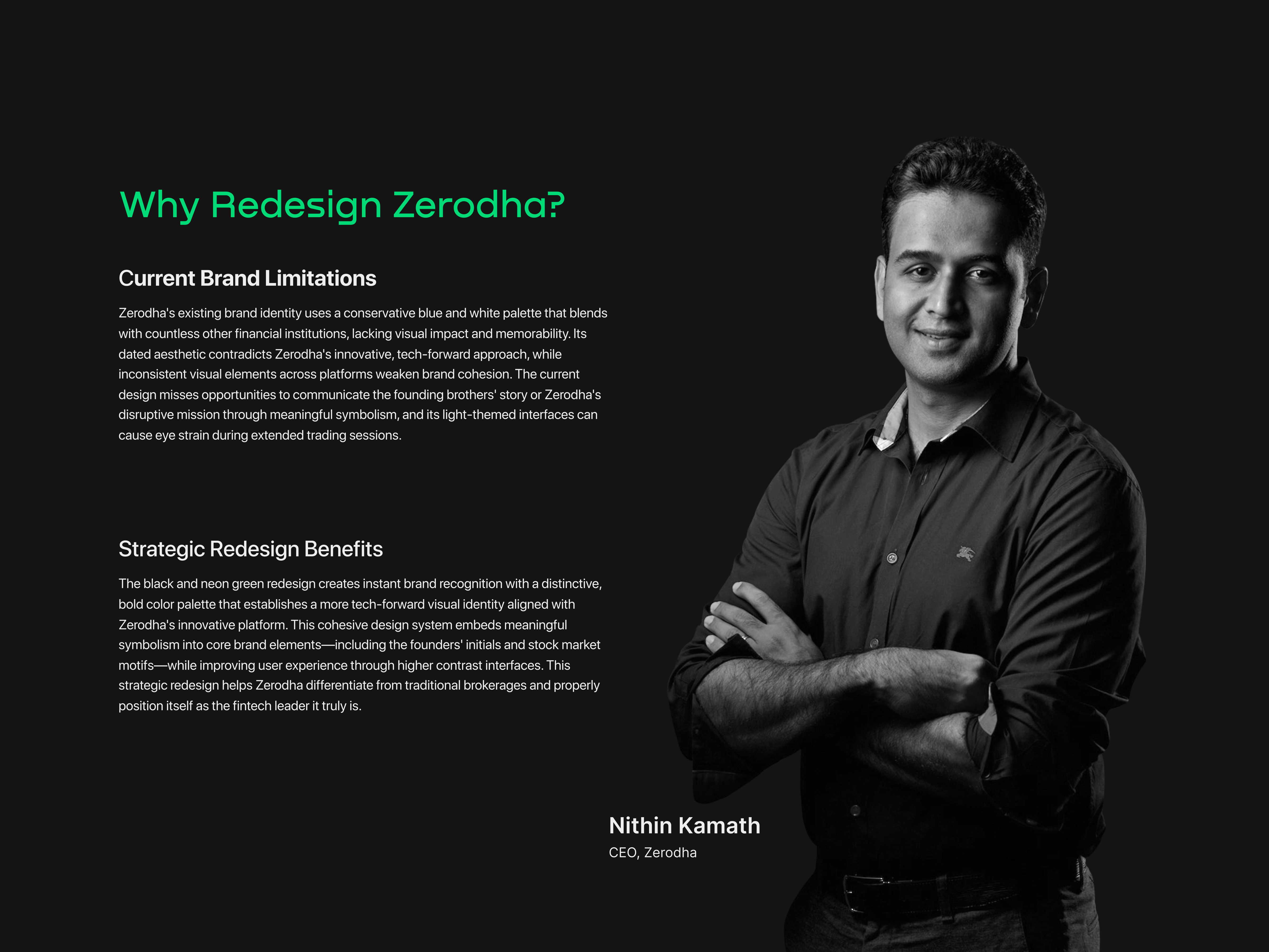 Zerodha Rebrand – Modern Fintech Identity by Naveen Mathew on Dribbble