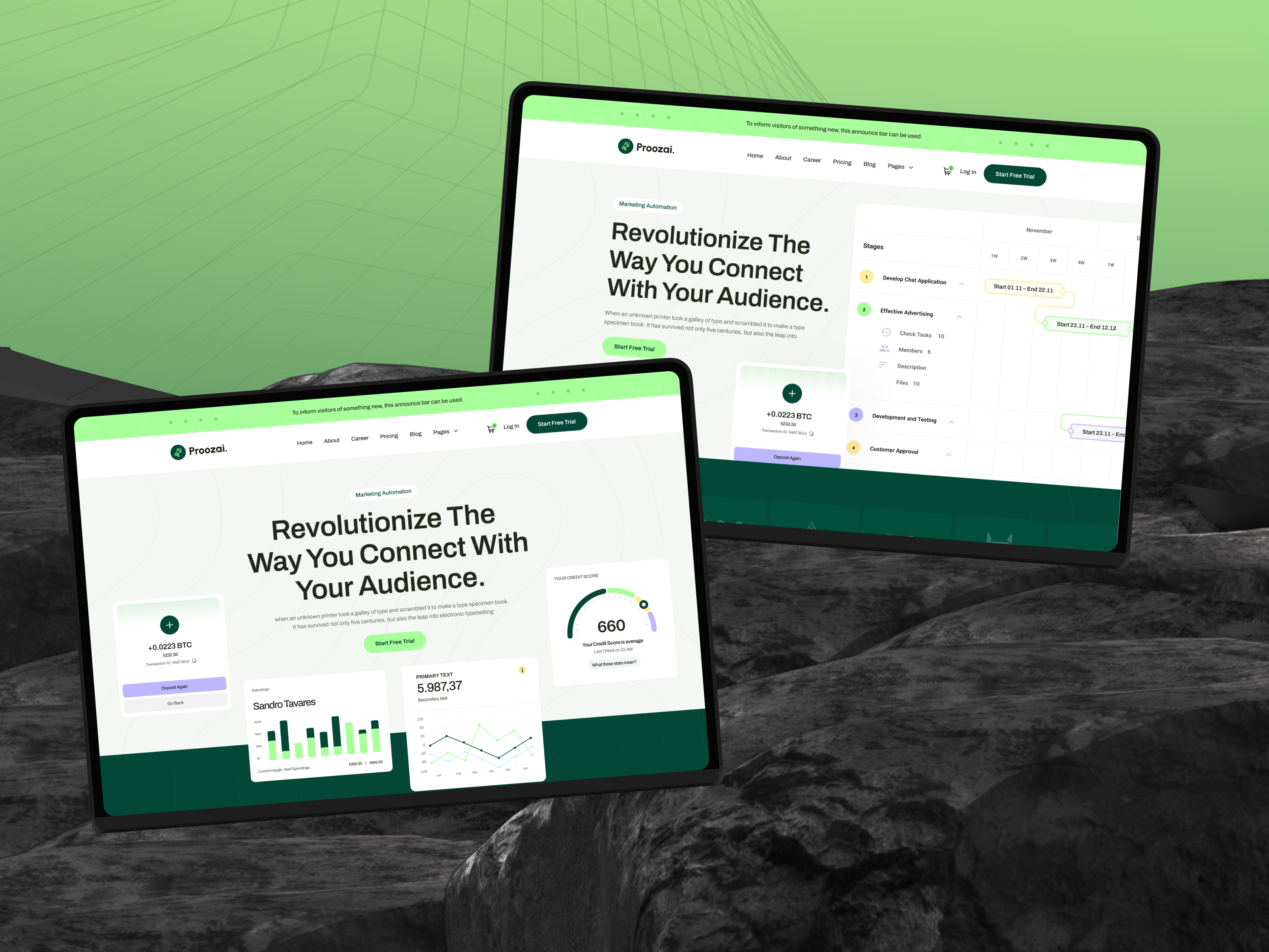Proozai - SaaS Website Design by Flowzai LLC on Dribbble