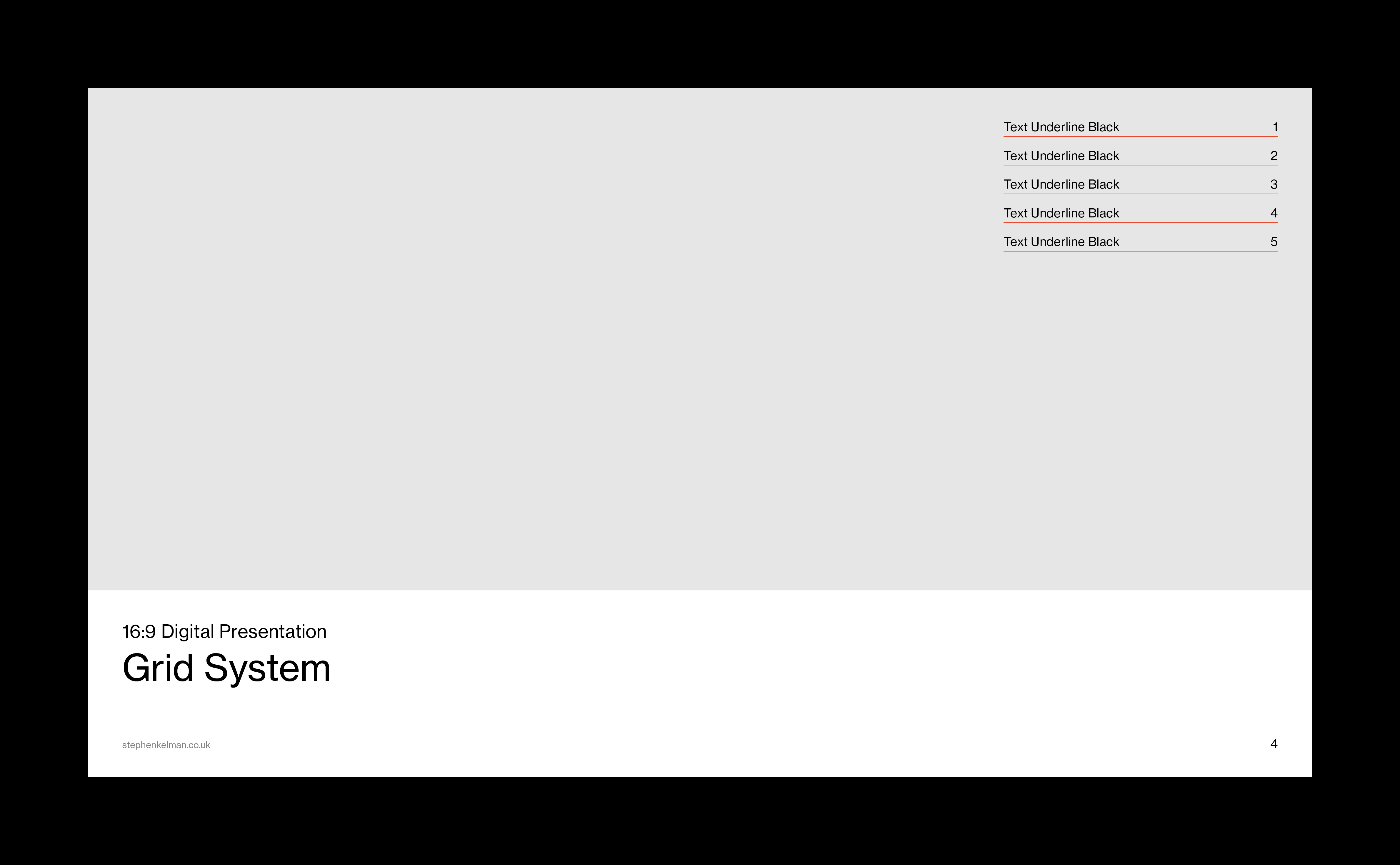Digital Presentation Grid System for InDesign by Stephen Kelman on Dribbble