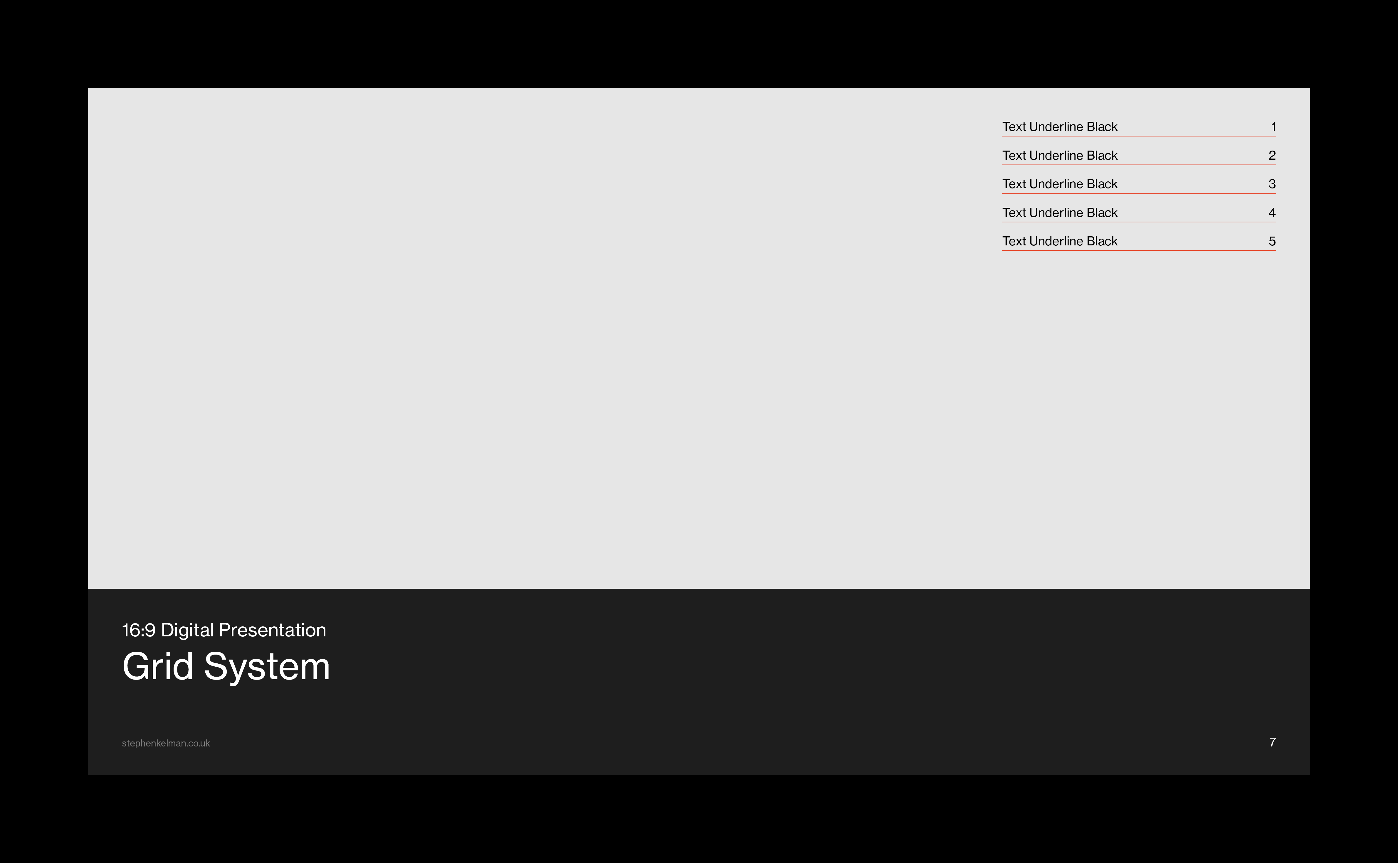 Digital Presentation Grid System for InDesign by Stephen Kelman on Dribbble