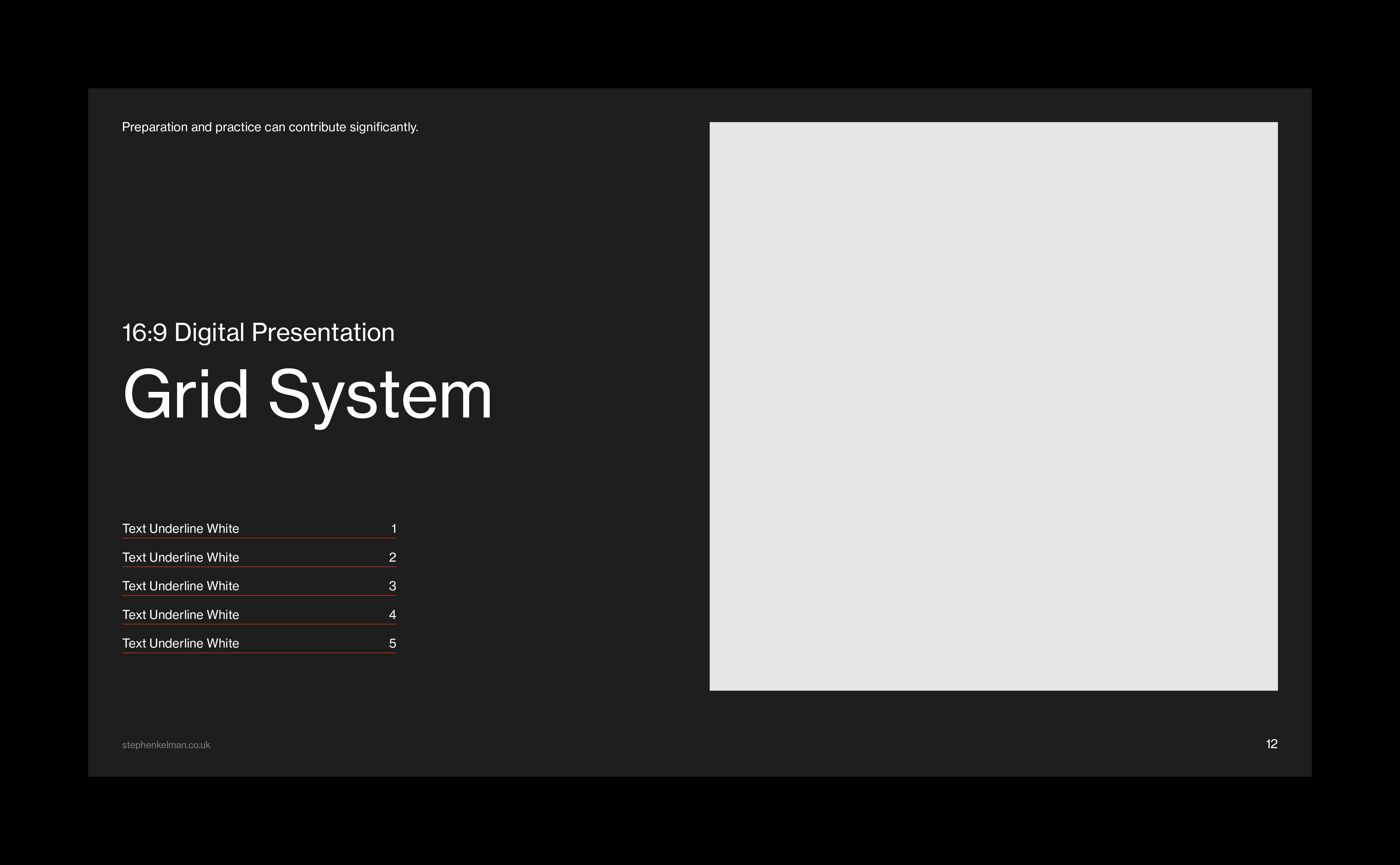 Digital Presentation Grid System for InDesign by Stephen Kelman on Dribbble