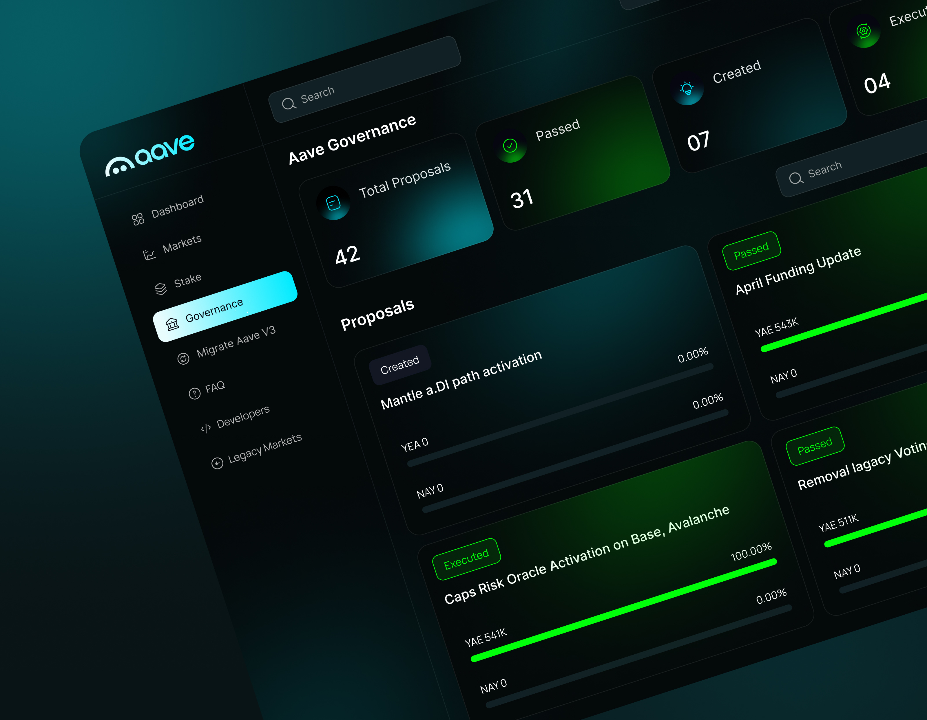 Governance Voting UI by EASIN ARAFAT🔥 on Dribbble