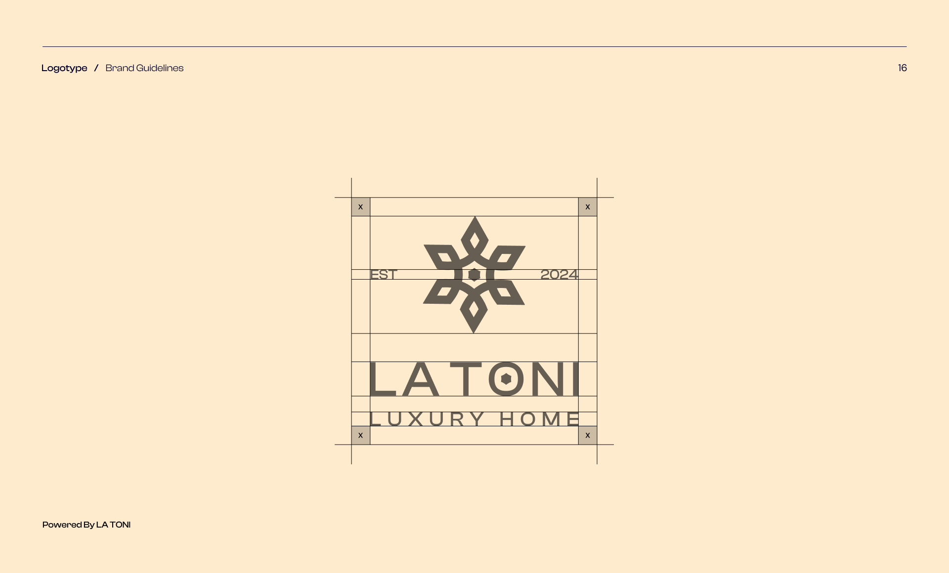LA TONI Brand Guidelines | Luxury Logo, Fonts, Color System by Ovais ...