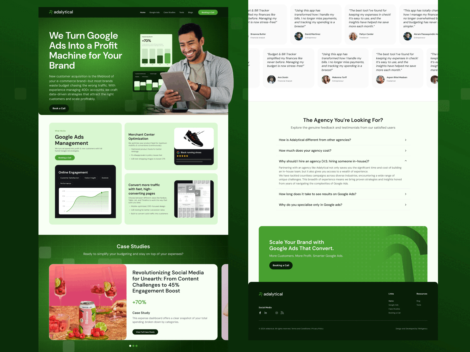 Webflow website design and development by 11thAgency web design by ...