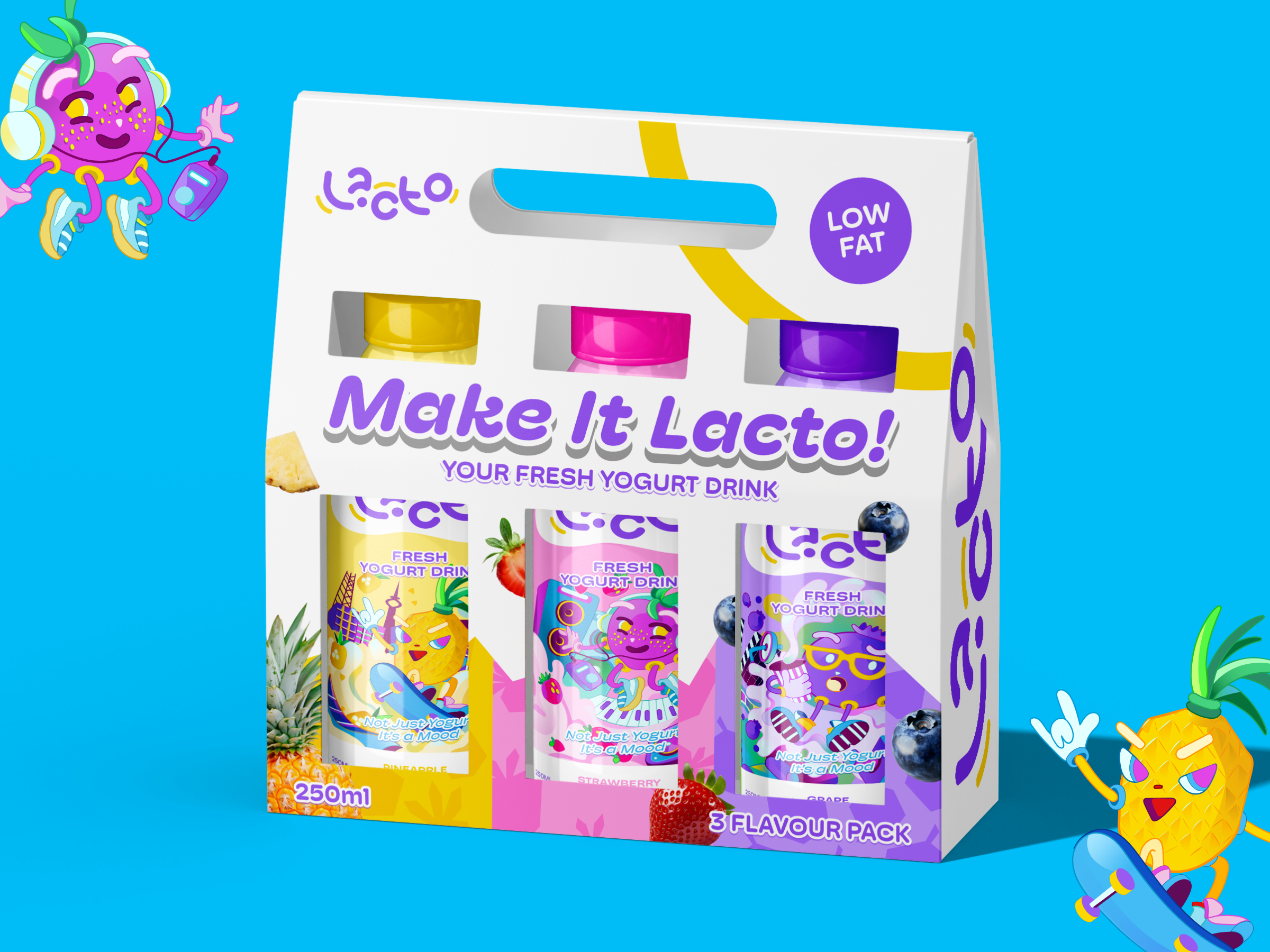 Lacto Mockup : Fresh Looks, Fruity Vibes! 💚 by Montera for Plainthing ...