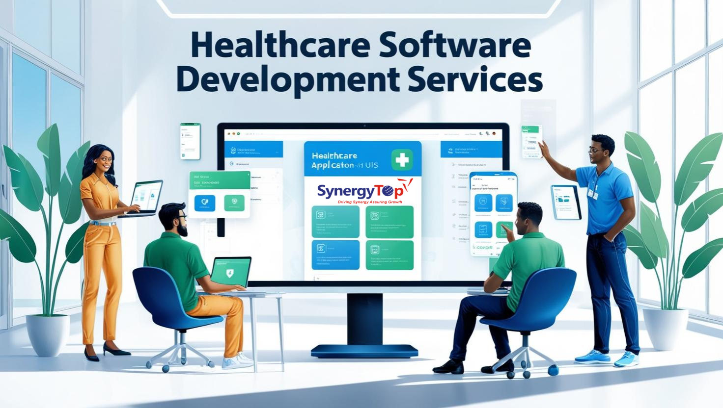 Healthcare software development services by SynergyTop Inc on Dribbble