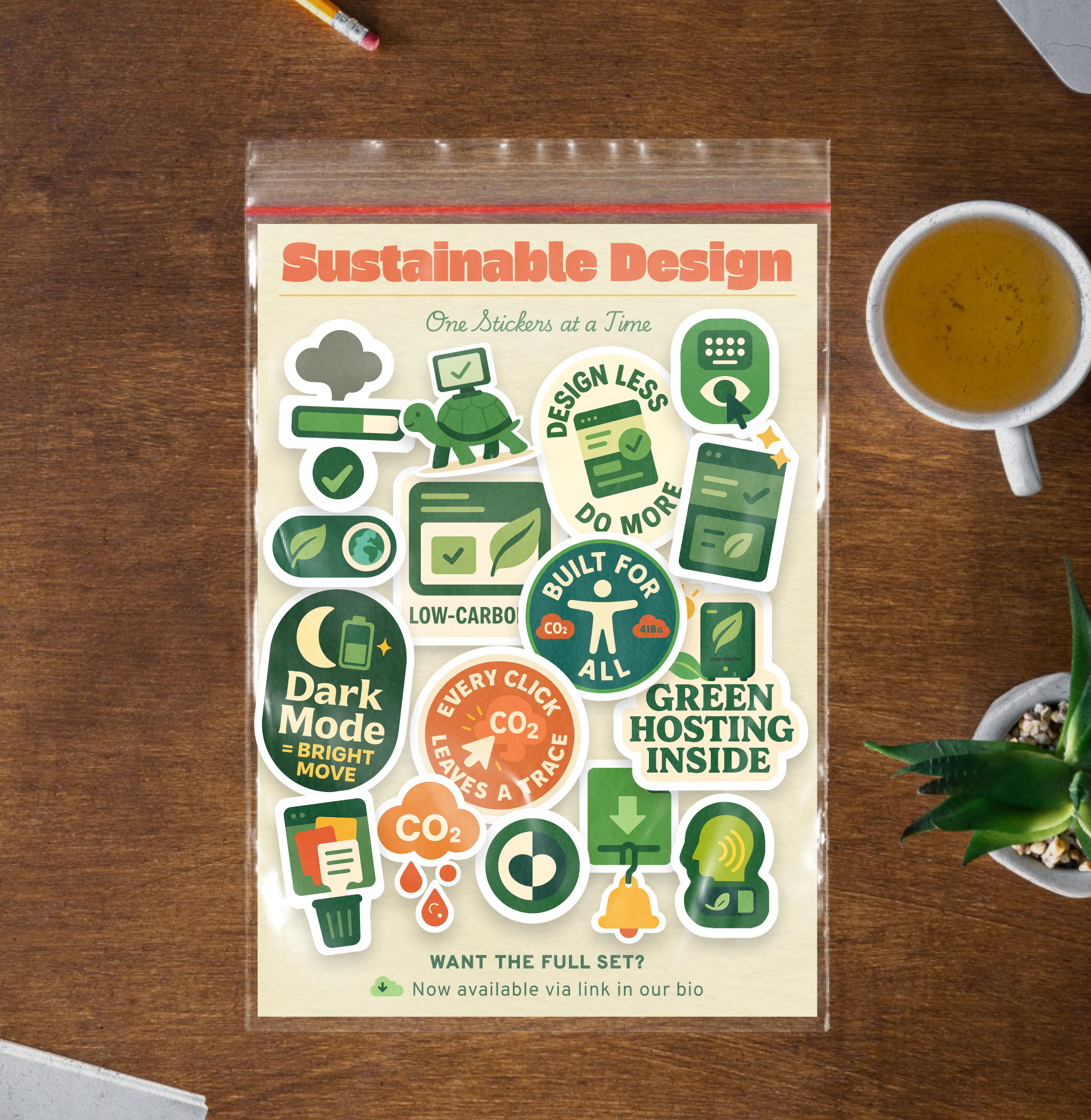 Sustainable Design Manifesto Stickers by D Studios | Digital Design ...