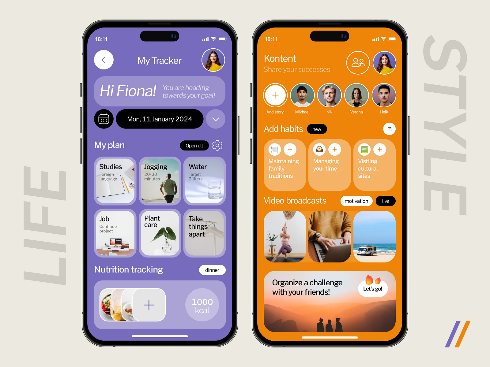 Habit Tracker Mobile iOS App by Purrweb UI/UX Agency on Dribbble
