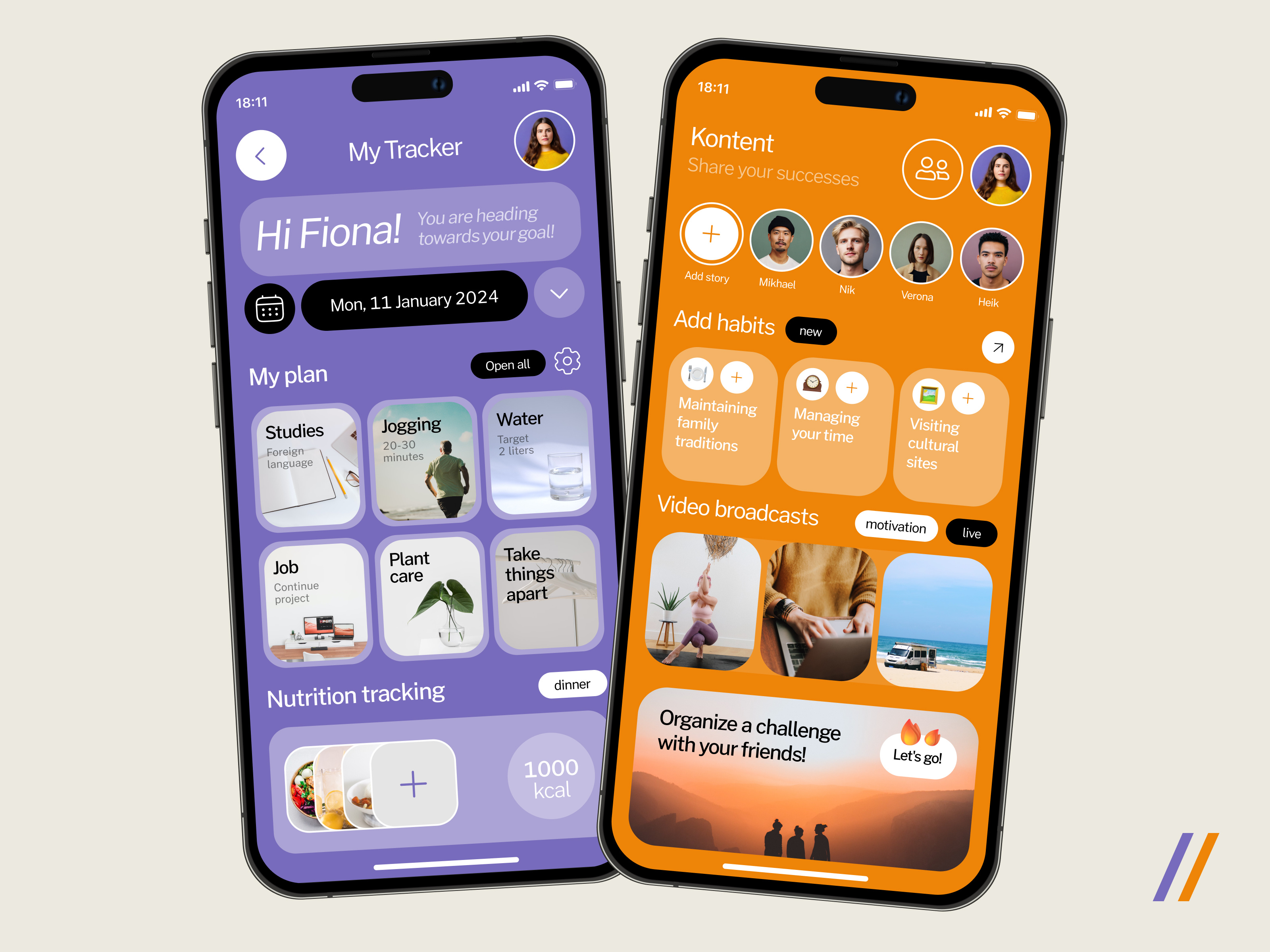 Habit Tracker Mobile iOS App by Purrweb UI/UX Agency on Dribbble
