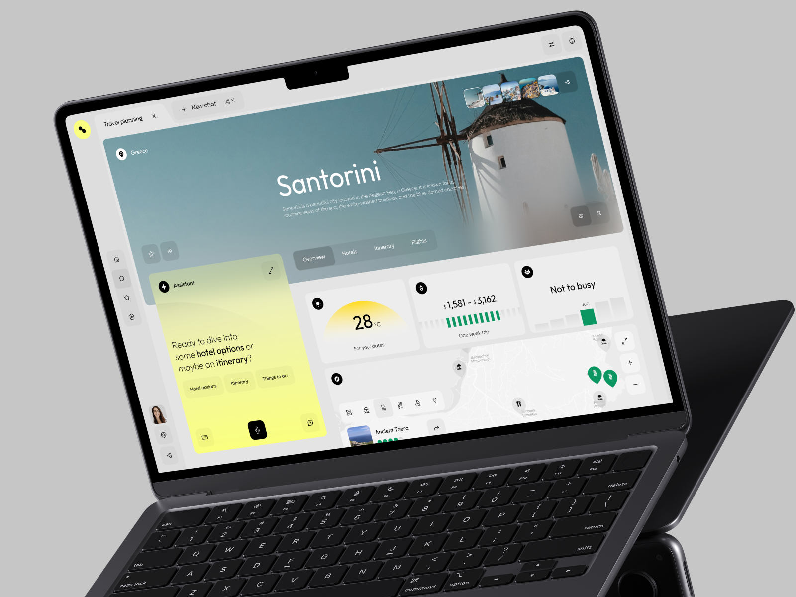 AI Travel Web Dashboard by Jack R. on Dribbble