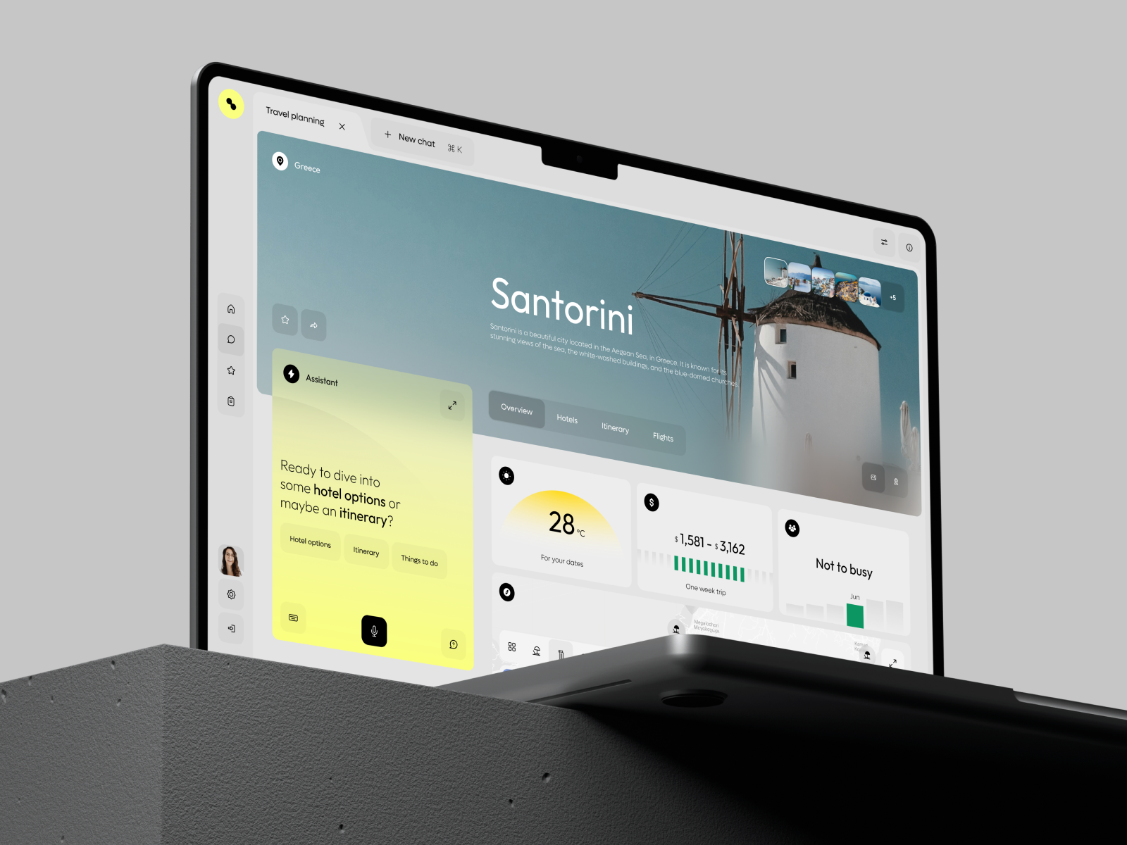 AI Travel Web Dashboard by Jack R. on Dribbble