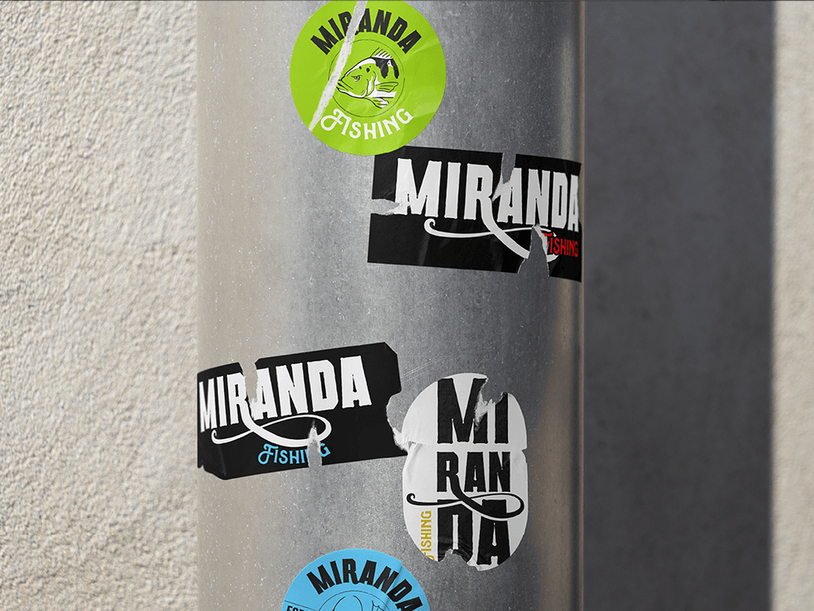 Miranda Fishing Identity by Mr.Mockup™ on Dribbble