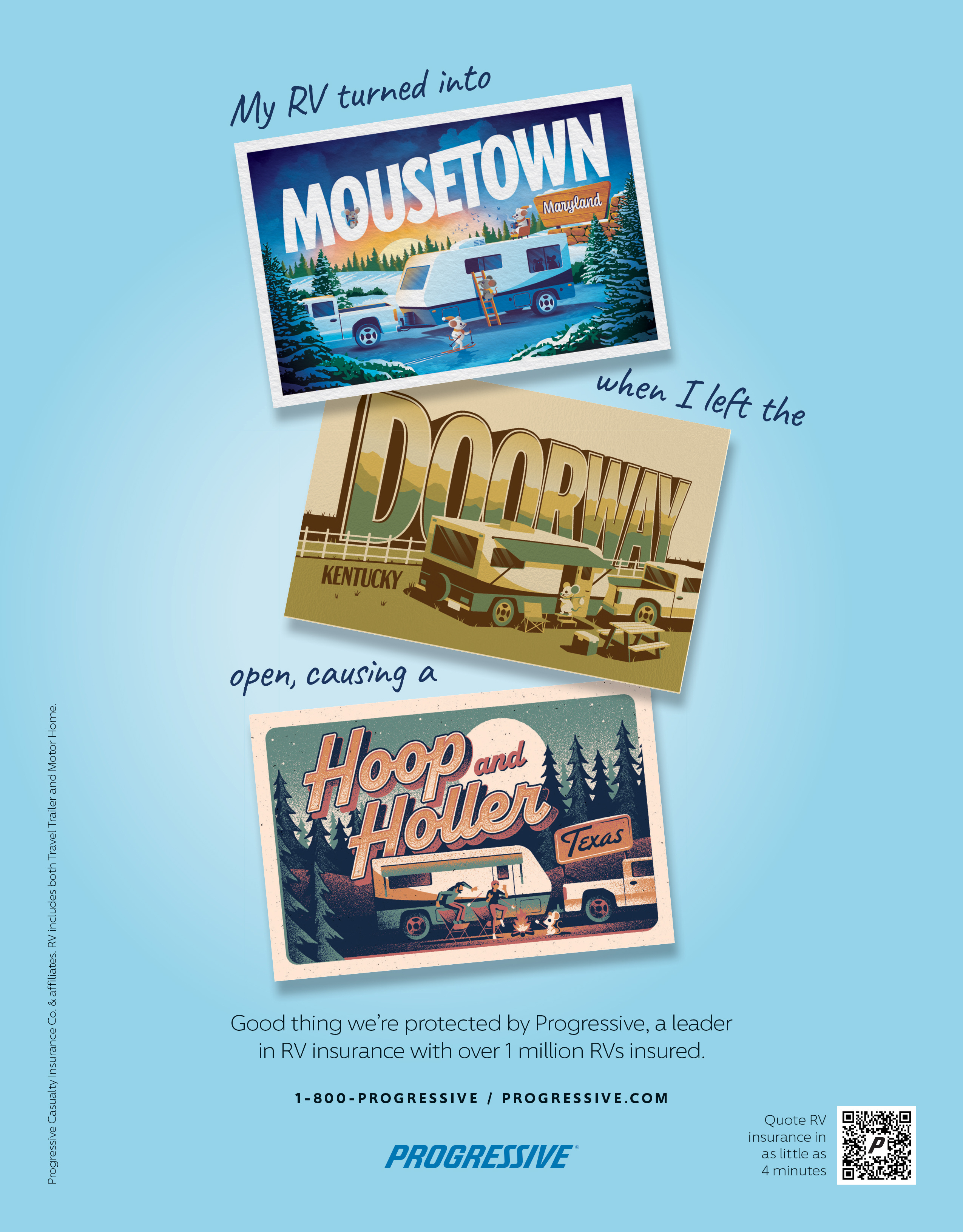 Progressive RV Insurance Print Ads by DKNG on Dribbble
