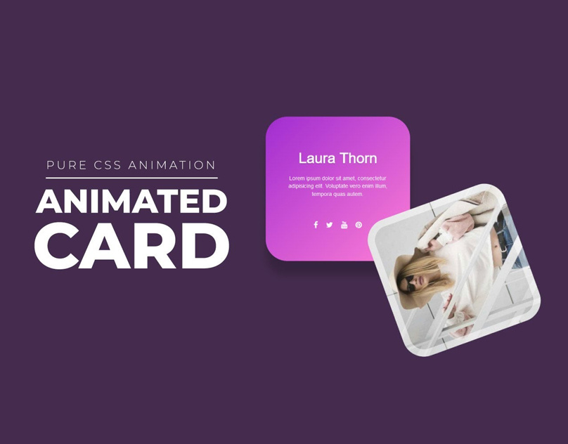 Card Hover Animation by codingflicks on Dribbble