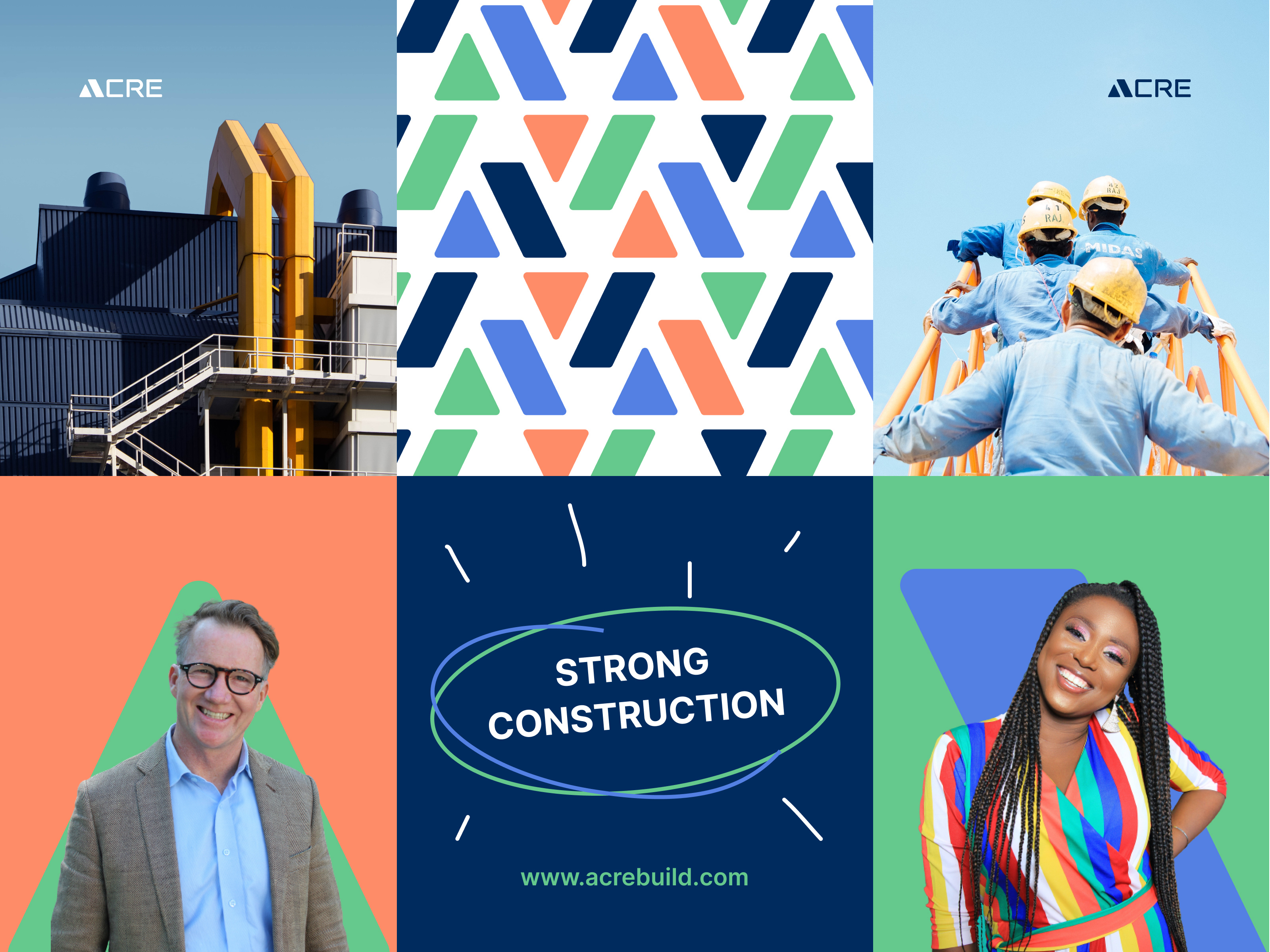 Construction company logo - brand identity by Kahaf on Dribbble