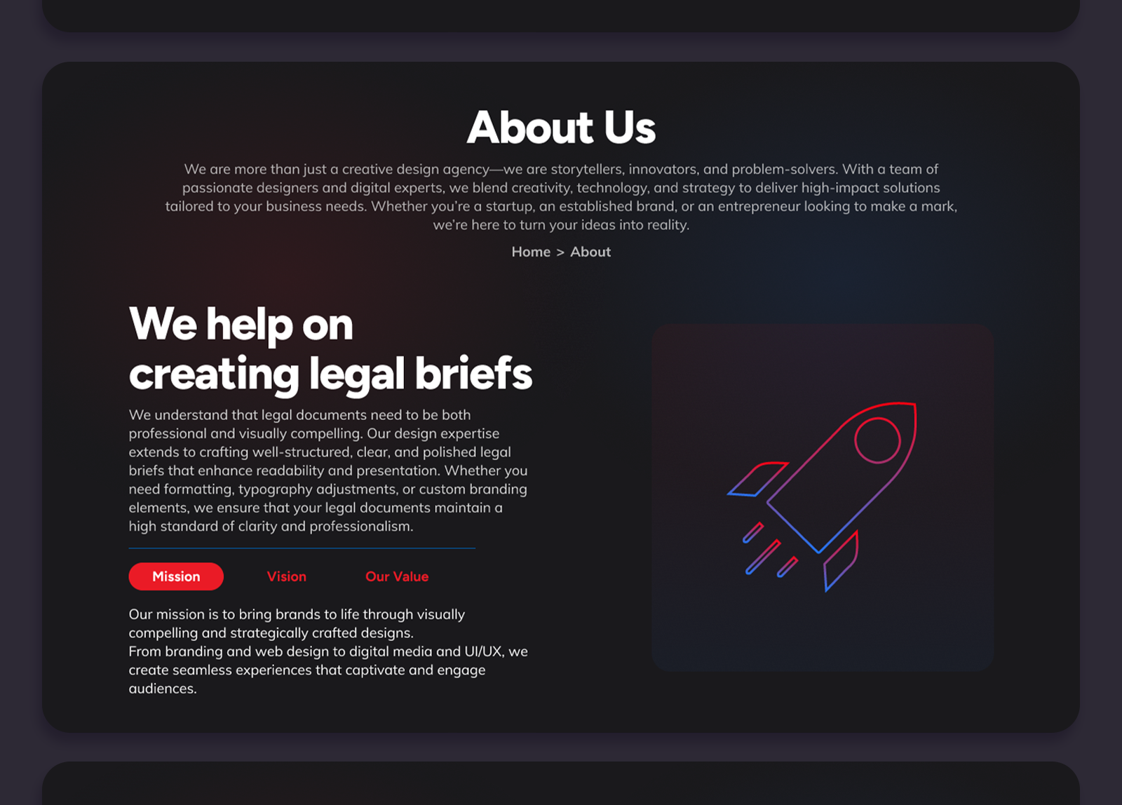 About Us Section Design designs, themes, templates and downloadable ...